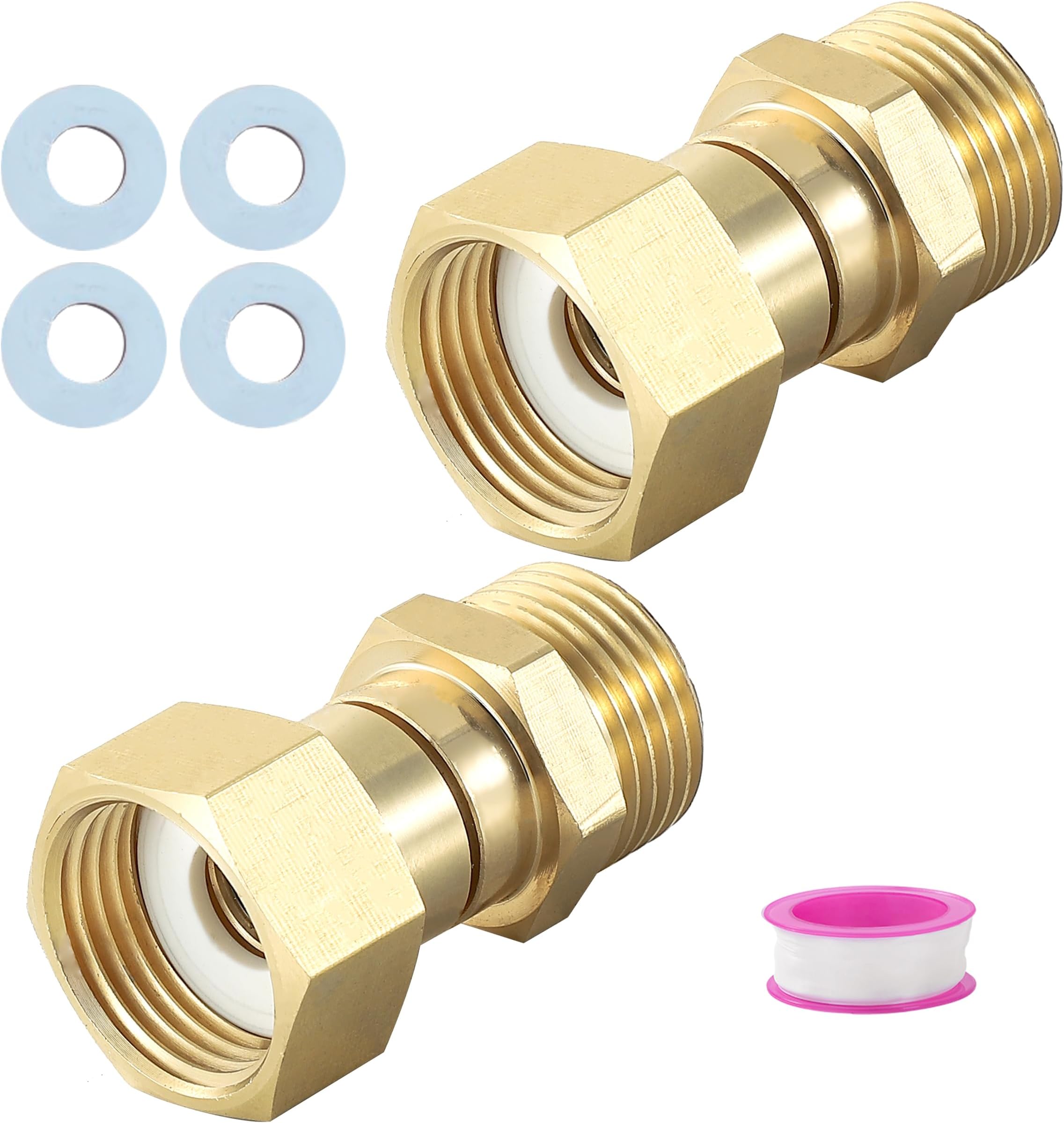 Amazon.com : Garden Hose Swivel Adapter Fitting,Pressure Washer Gun ...