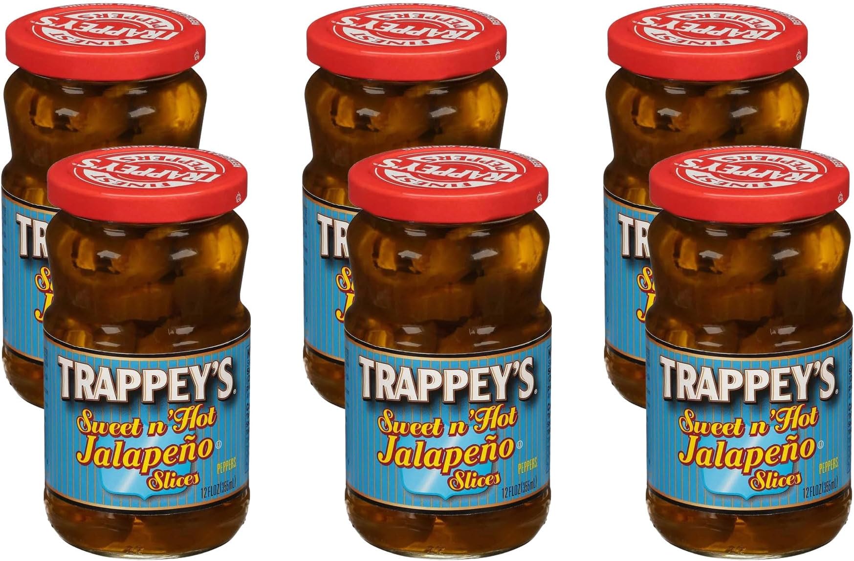 Amazon.com : Trappey's Hot Jalapeno Peppers, 12 Ounce (Pack of 6 ...