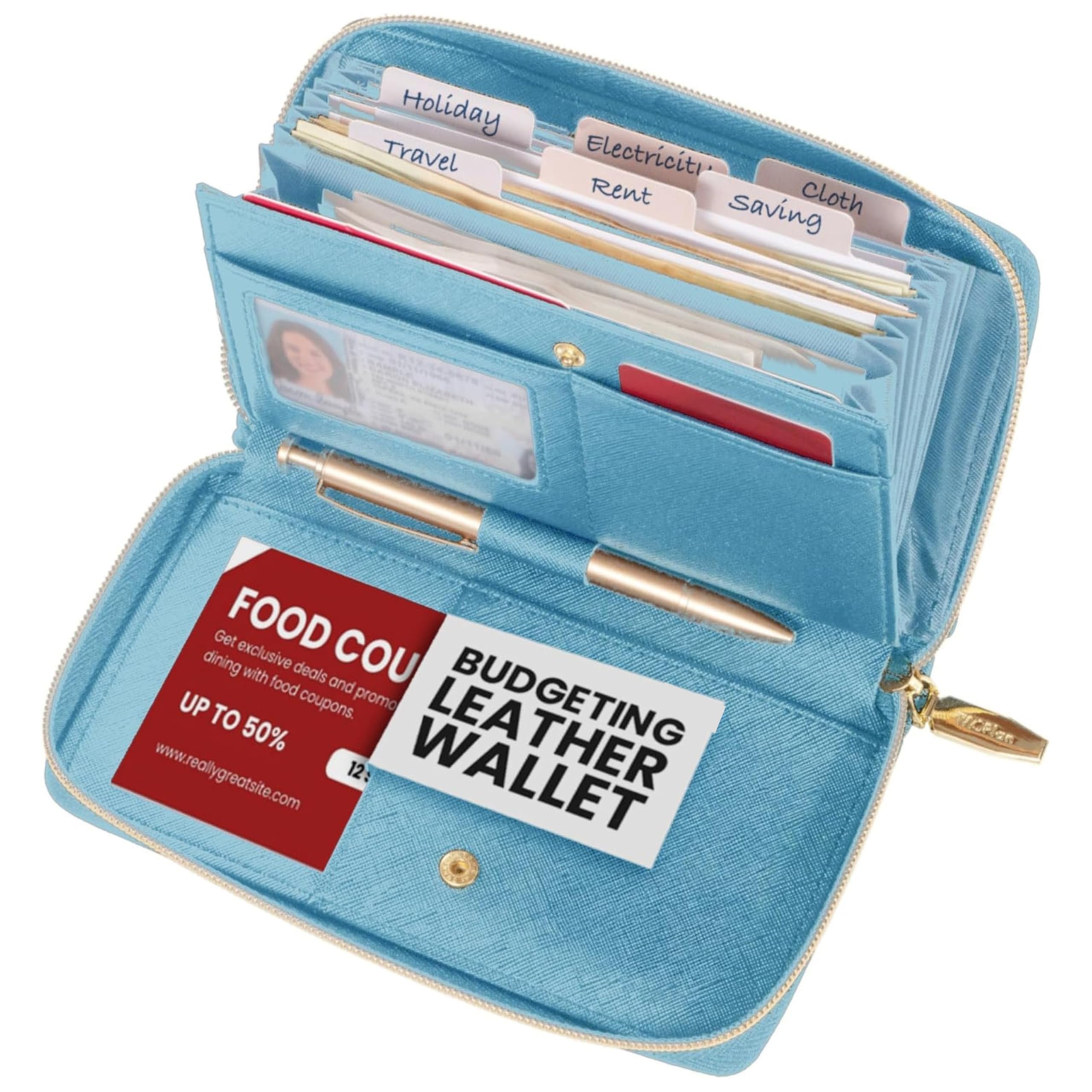 Amazon.com: Simplified Cash Envelopes System Budgeting Wallet-NO ...