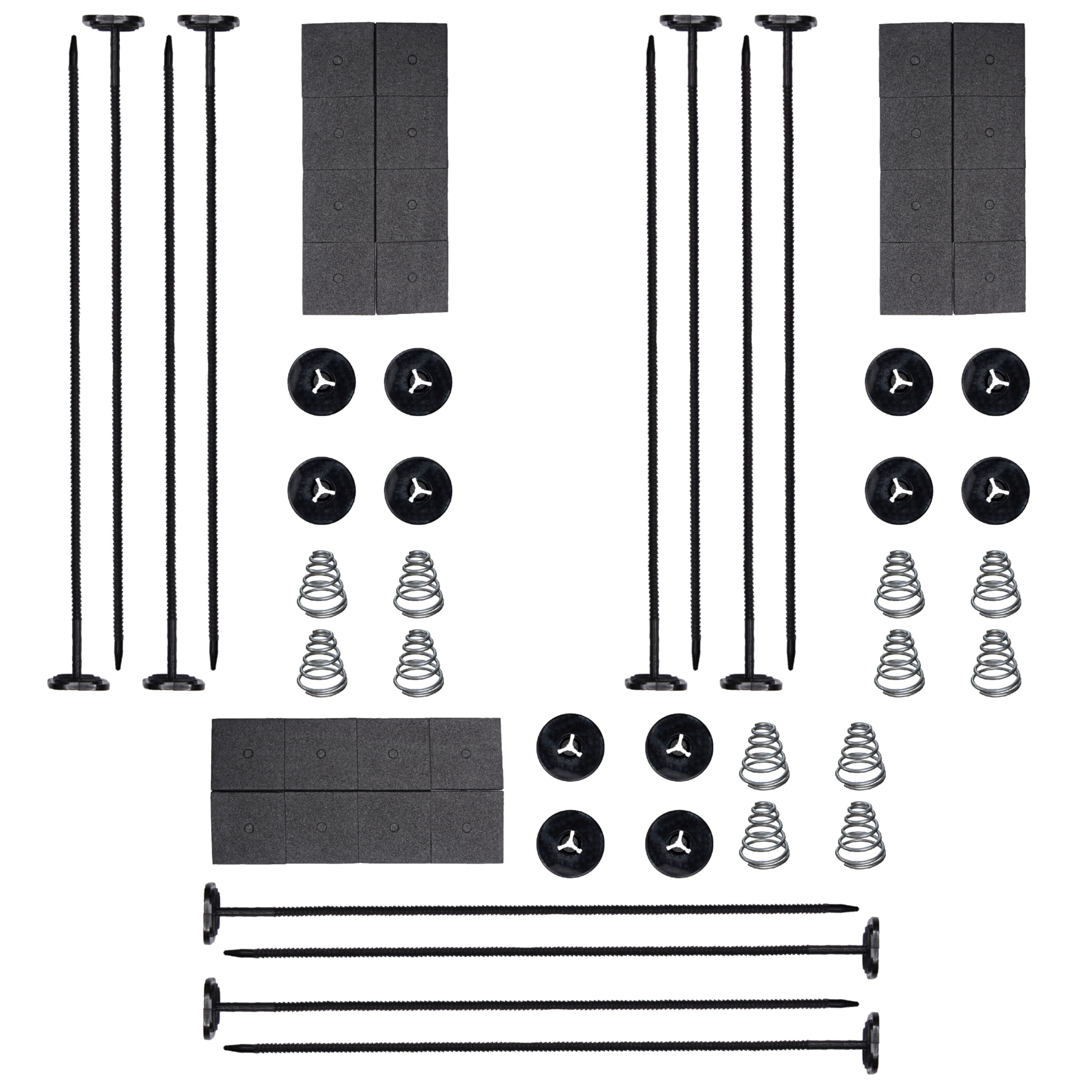 Amazon.com: Fan Mounting Kit, Radiator Fan Zip Ties Clips Mounting Kit ...