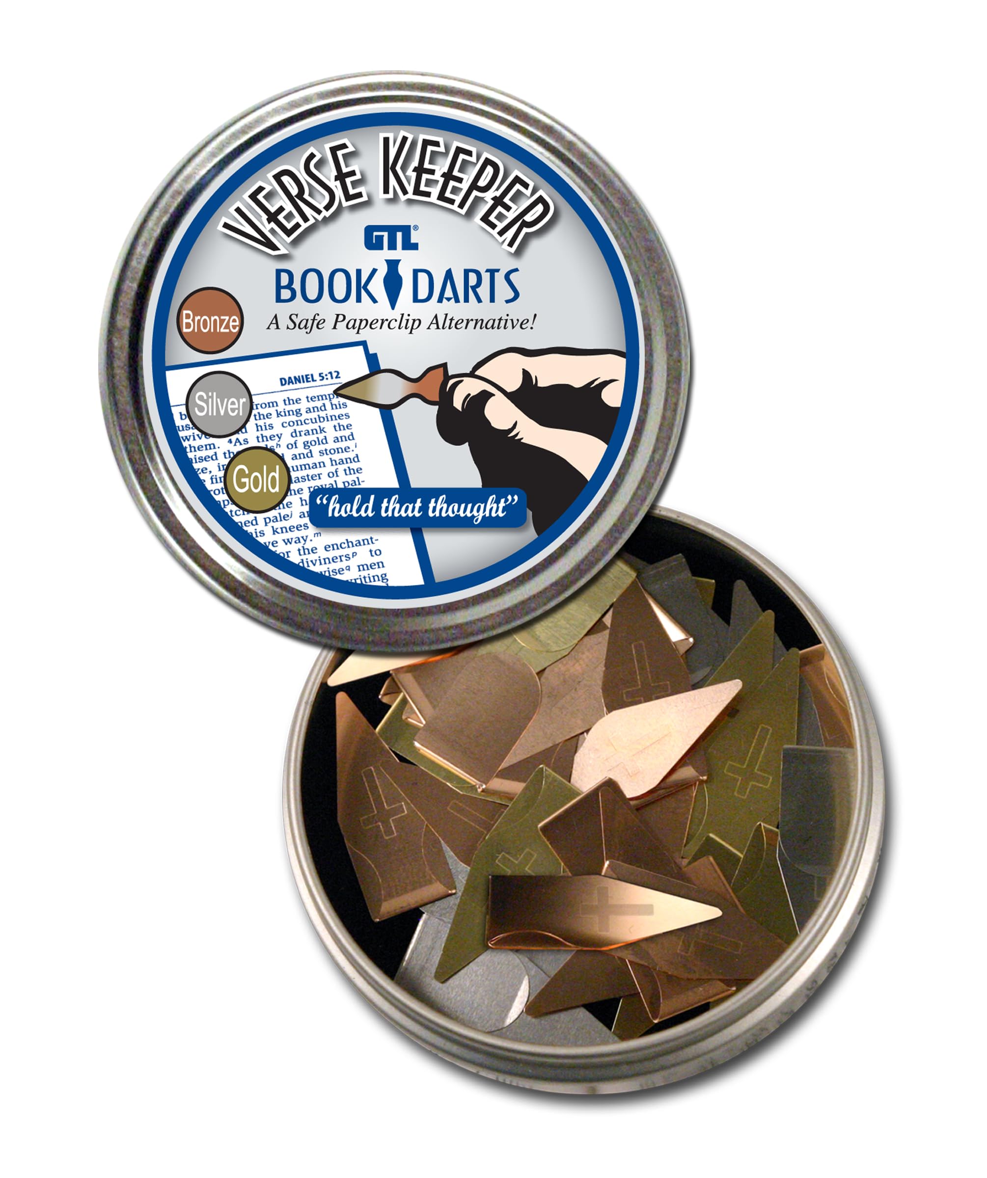 G T Luscombe Verse Keeper – Book Darts, Pack of 1 x 40, Multicoloured ...
