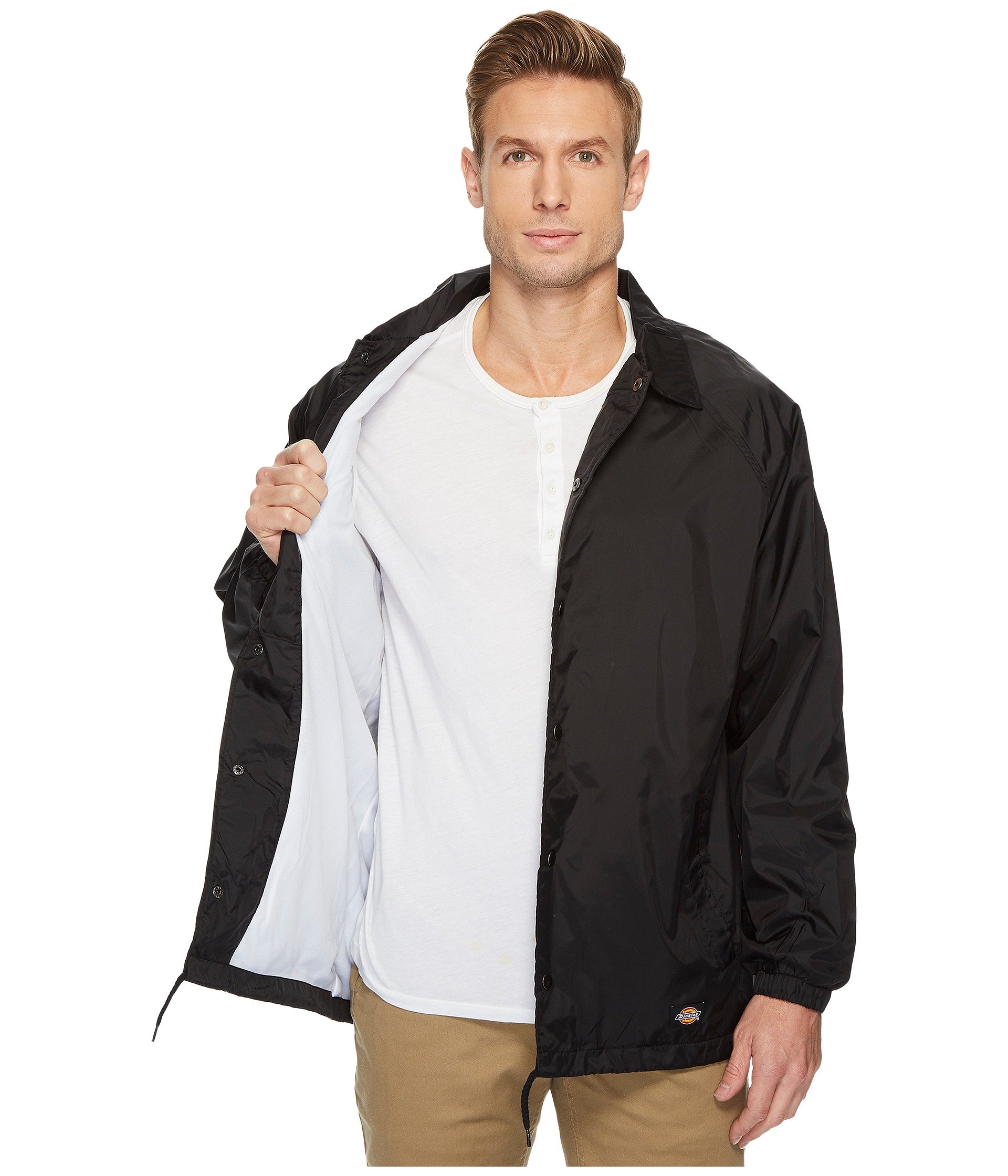 Dickies Snap Front Nylon Jacket at Zappos.com