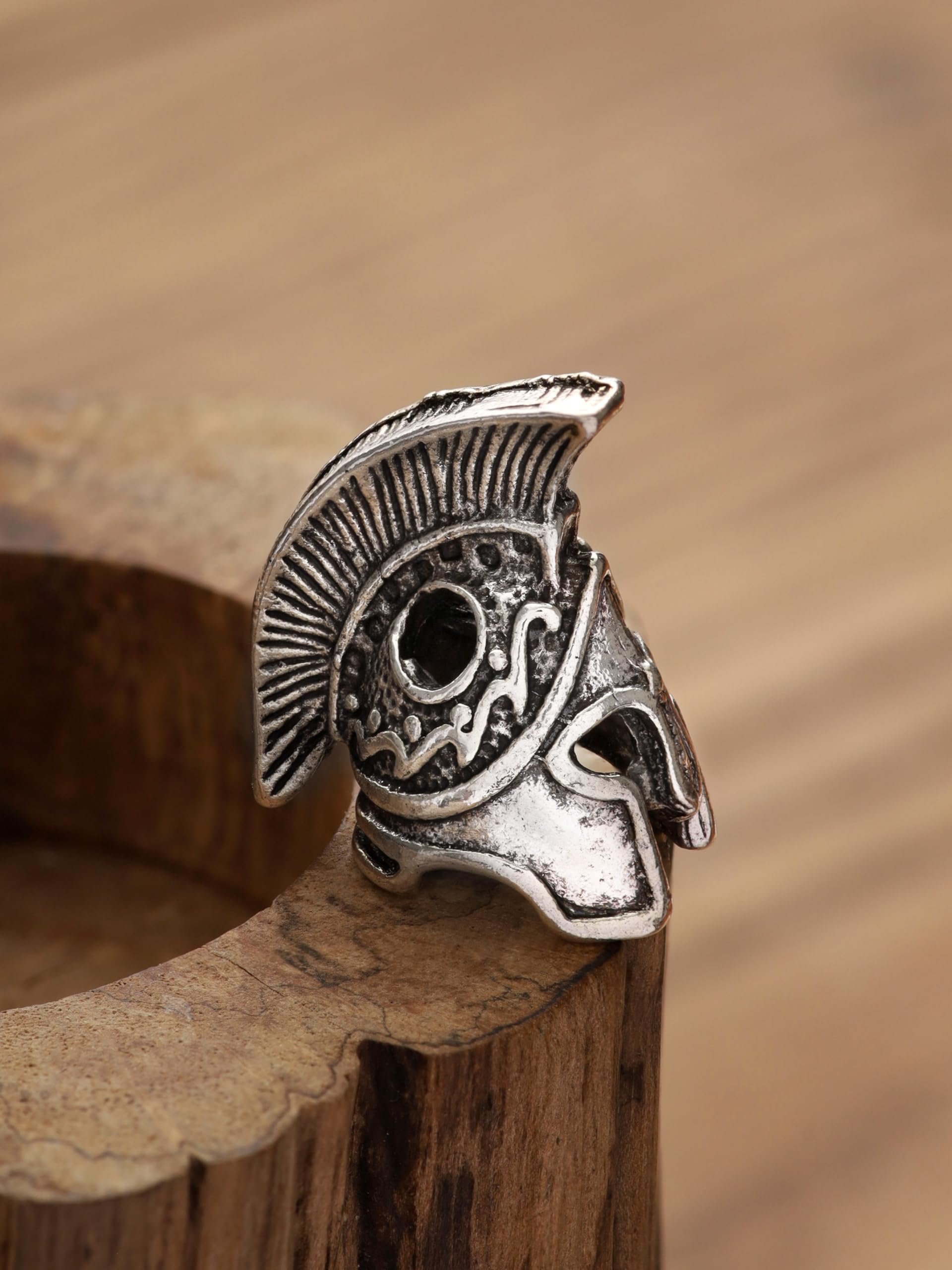 Snapklik.com : Soldier Helmet Bead 5 Pcs Combo Viking Beads Norse Hair ...