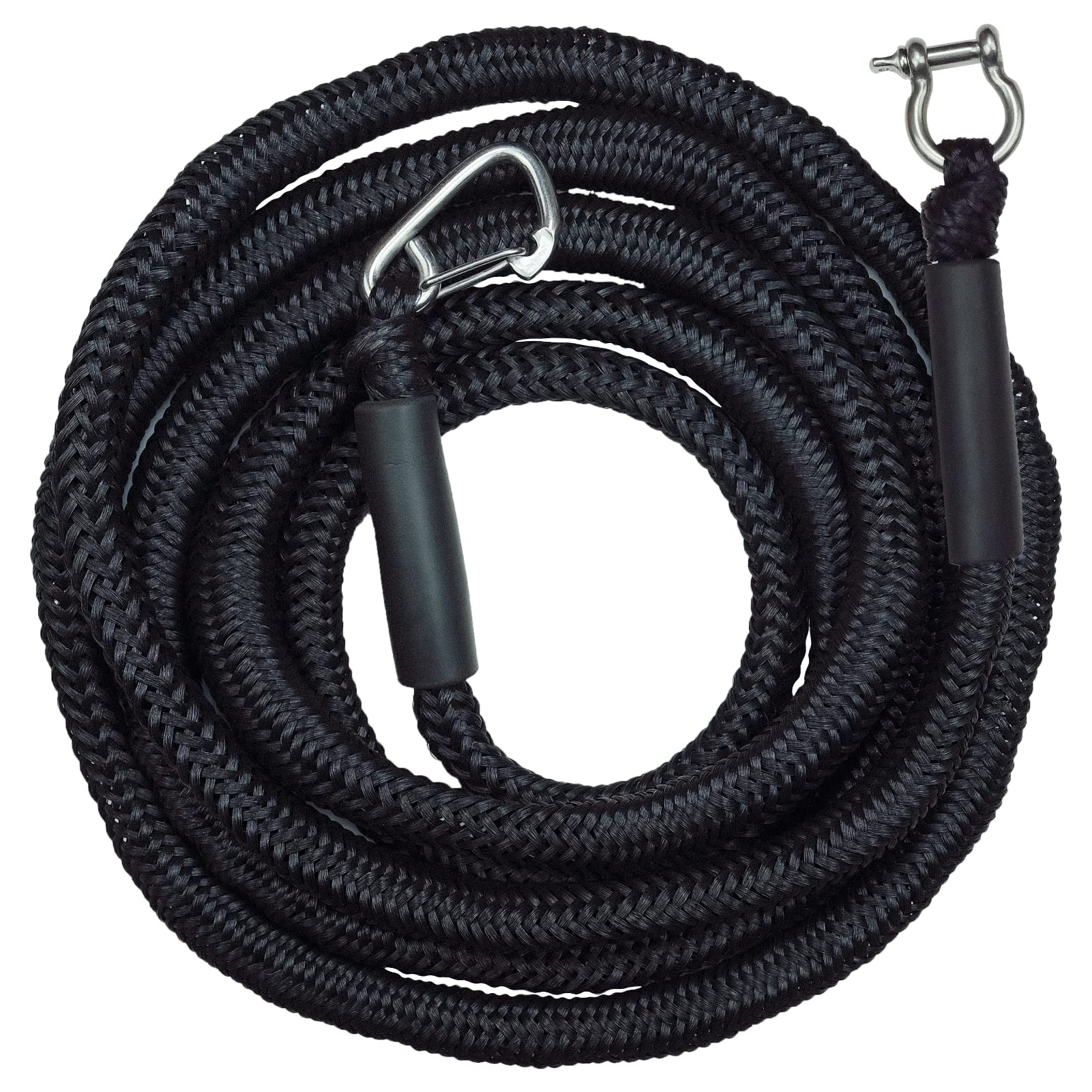 Amazon.com: 14FT Bungee Dock Lines with 316SS Snap Hook & D Shape ...