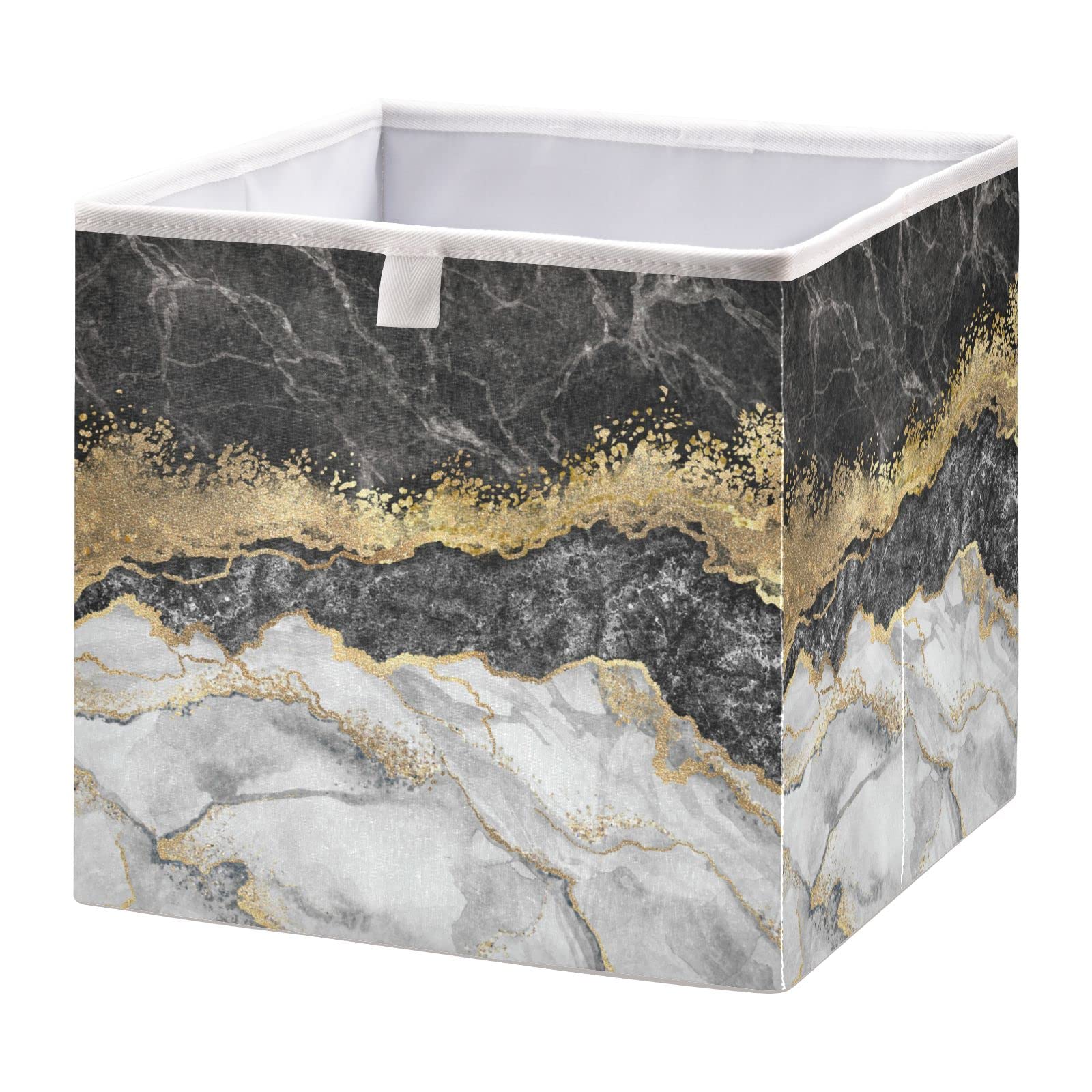 Amazon.com: Gold Black Marble Closet Organizers Storage Cubes Storage ...