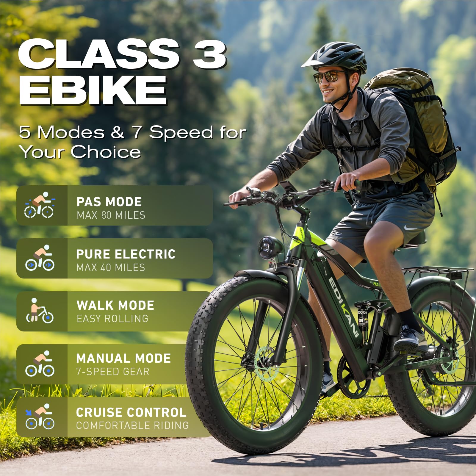 Bicicleta eléctrica Peak, 200... - B0DRD1CD3L | Encarguelo.com