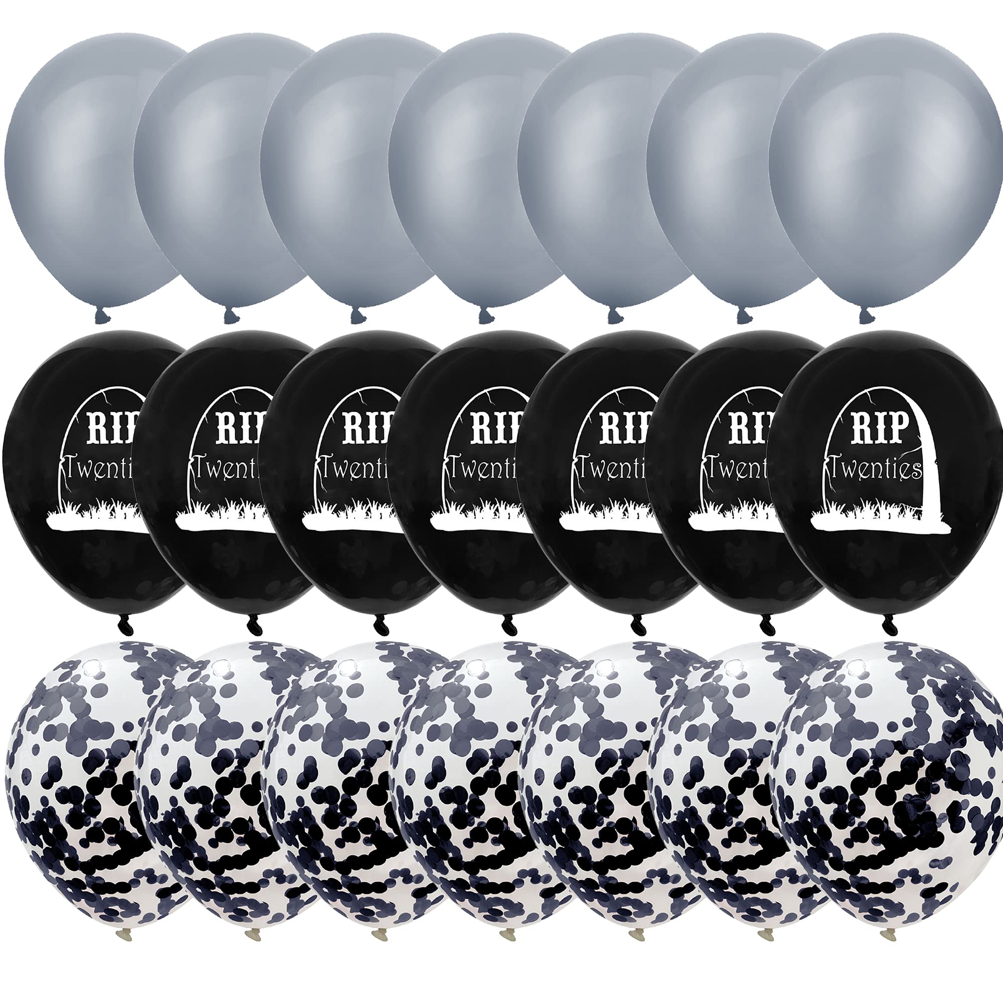 Buy 30Pcs RIP Twenties Balloons, RIP to My 20s Birthday Balloons, 12 ...
