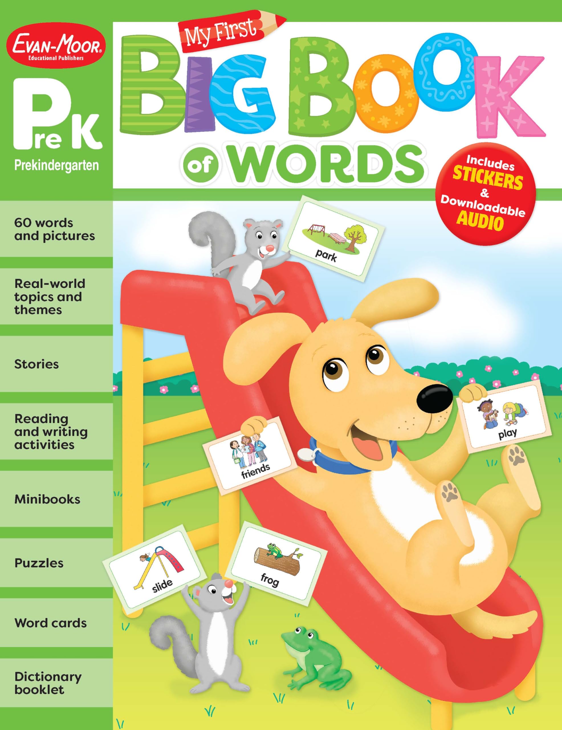 Amazon.com: Evan-Moor My First Big Book of Words, Grade PreK Workbook ...