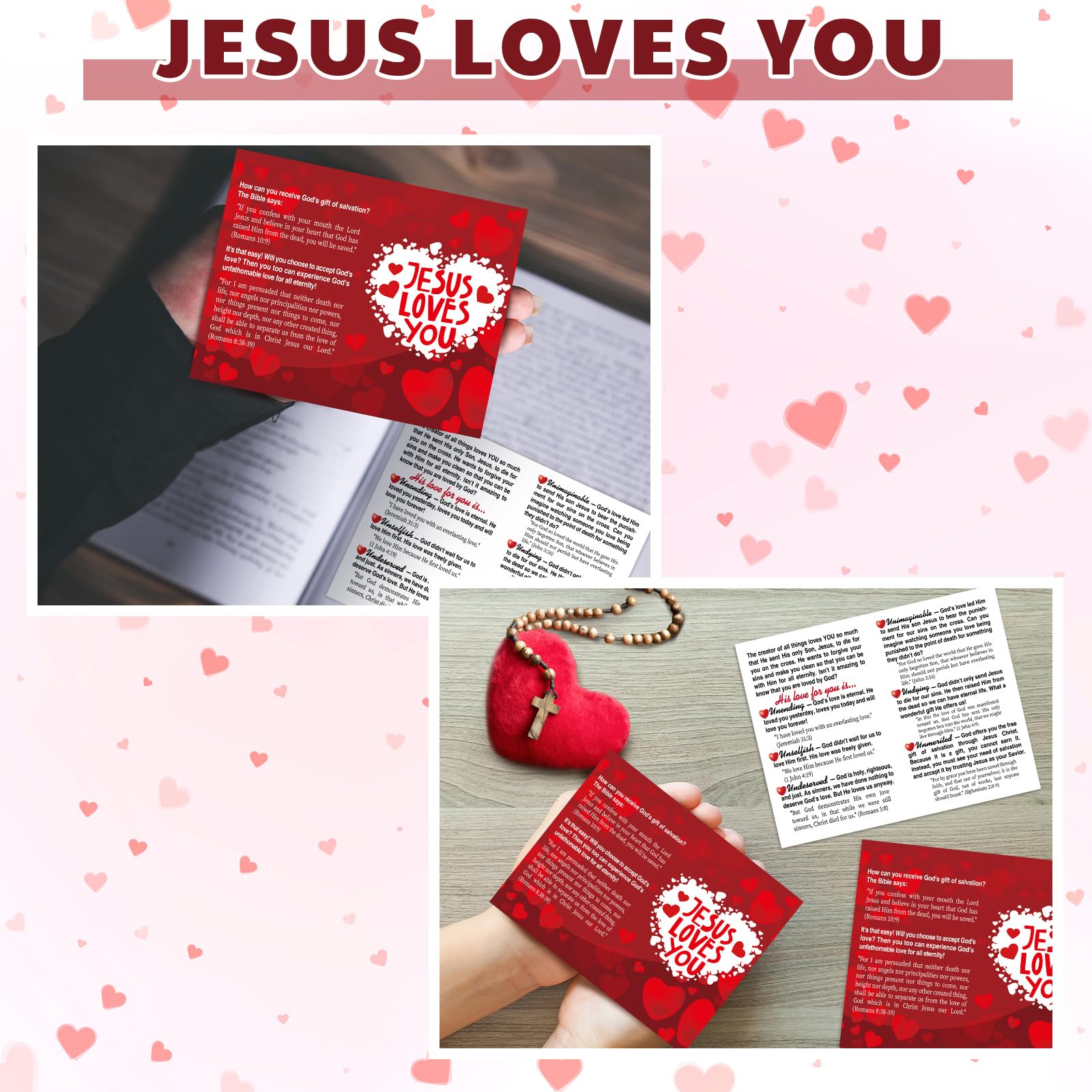 Snapklik.com : Dunzoom 300 Pcs Gospel Tract Card Salvation Plan Cards ...