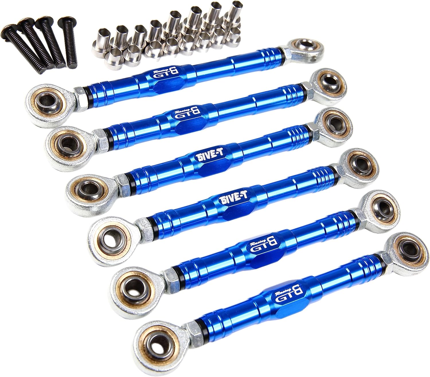 Amazon.com: GTBRacing CNC Aluminum Front Rear Suspension and Steering ...