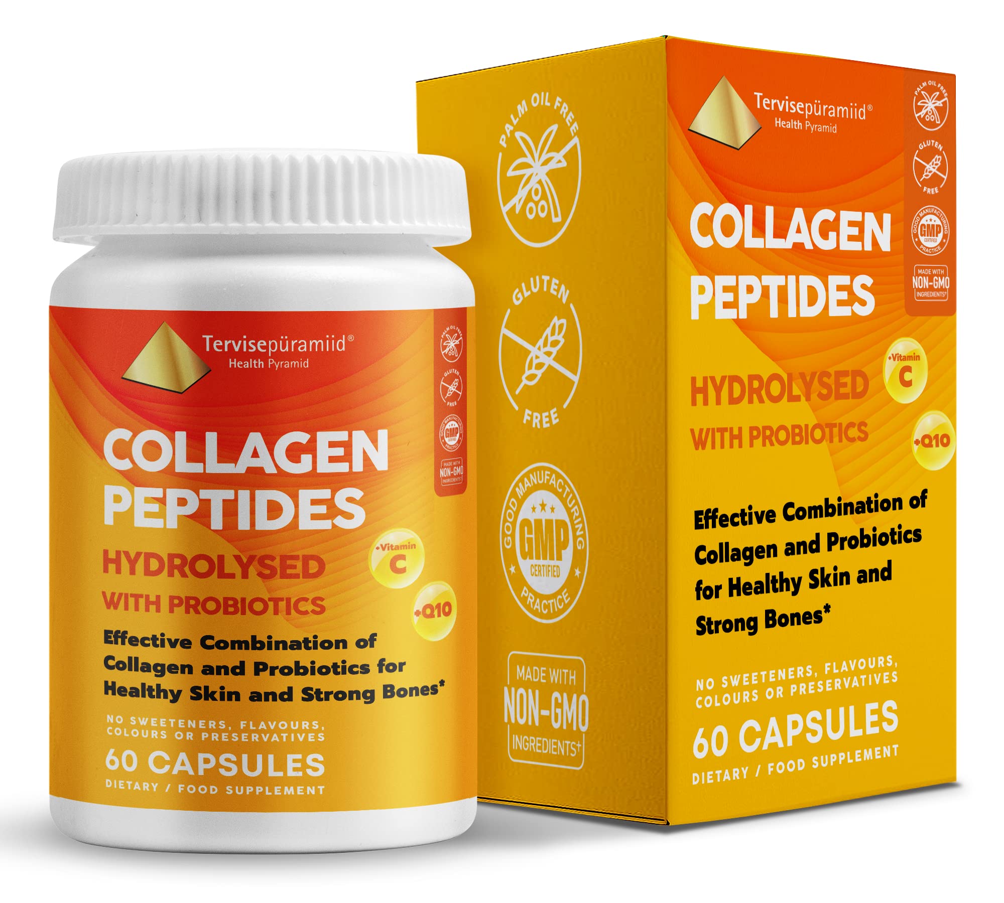 Amazon.com: Health Pyramid Collagen Peptides Capsules Hydrolysed with ...