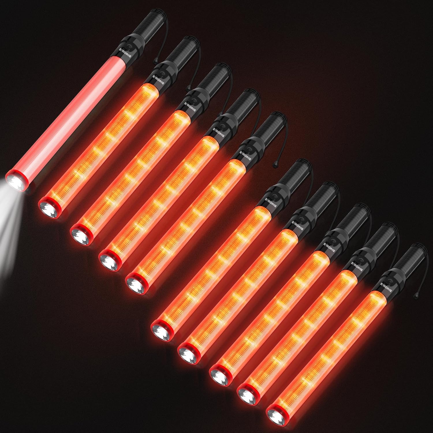 Amazon.com: E-riding 10 Pieces 21 Inch Signal Traffic Wand, Traffic ...