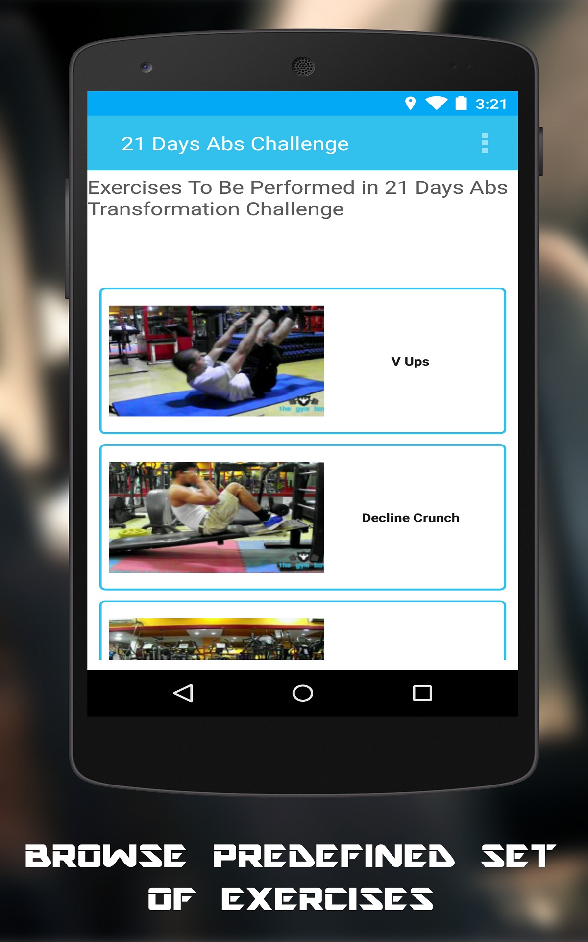 21 Days Abs Fitness Challenge - App on Amazon Appstore