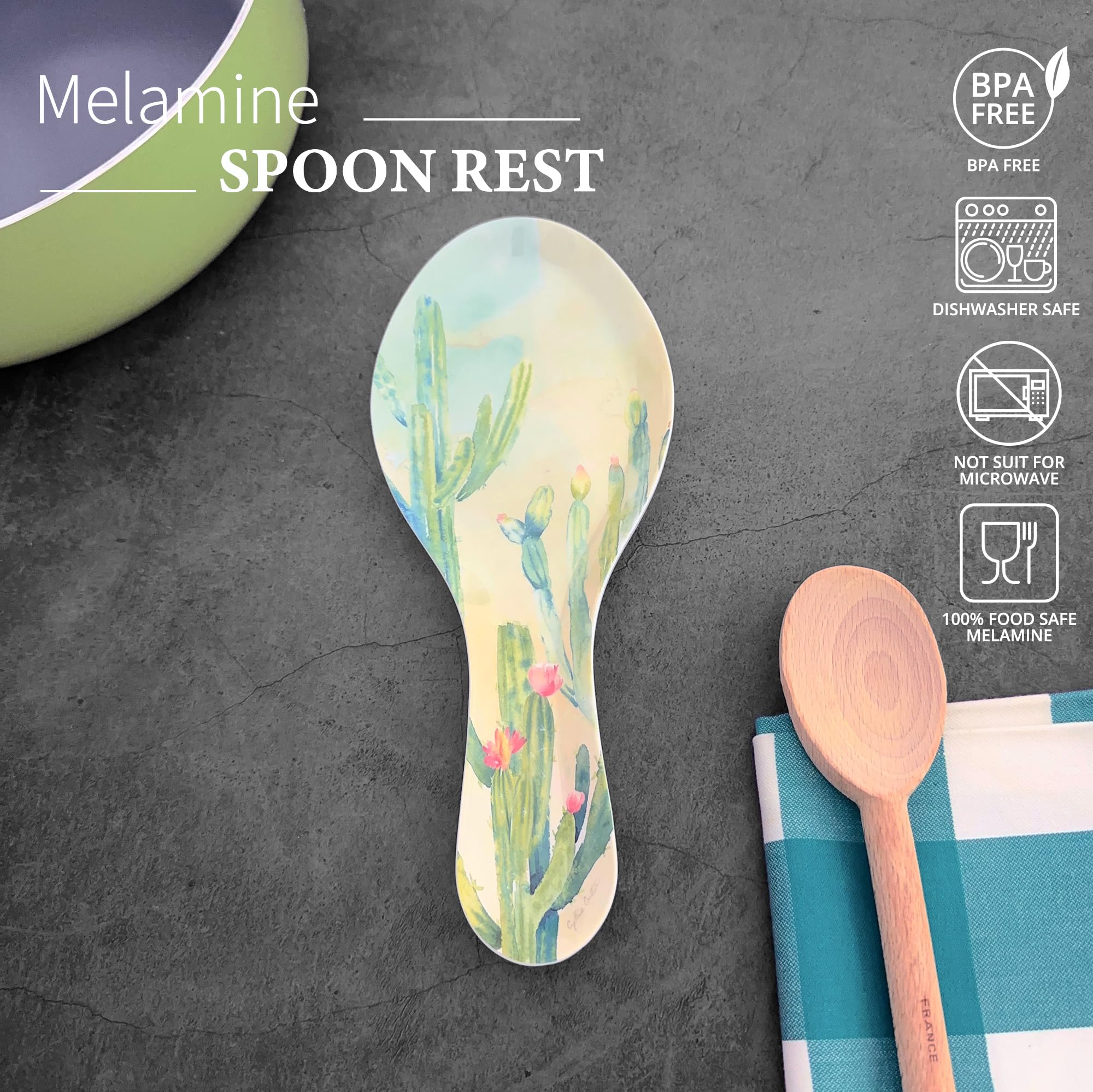 Snapklik.com : UPware Melamine Spoon Rest Spoon Holder Kitchen Utensil ...