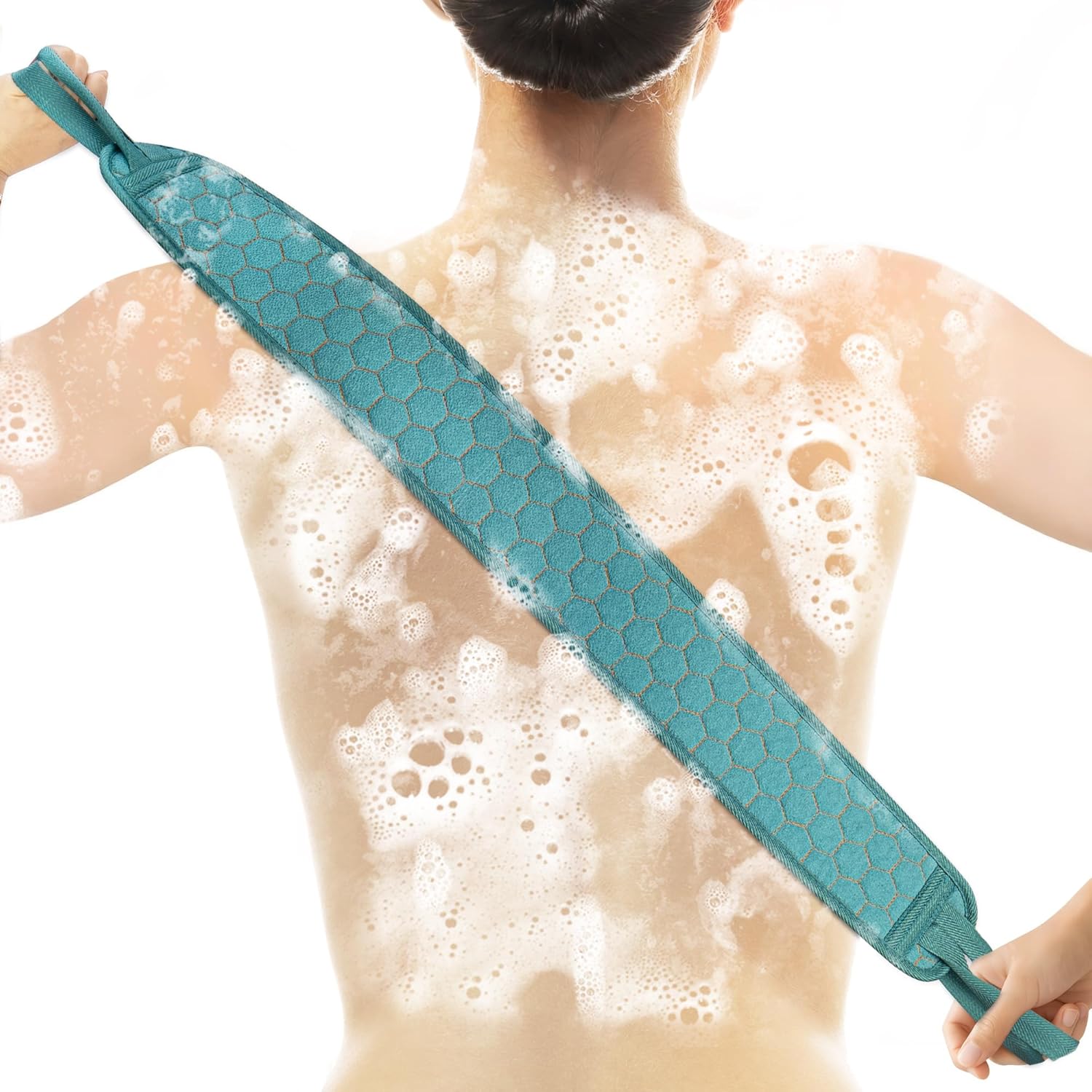 Amazon.com : Culture Gifts 39.37 Inch Exfoliating Back Scrubber with ...