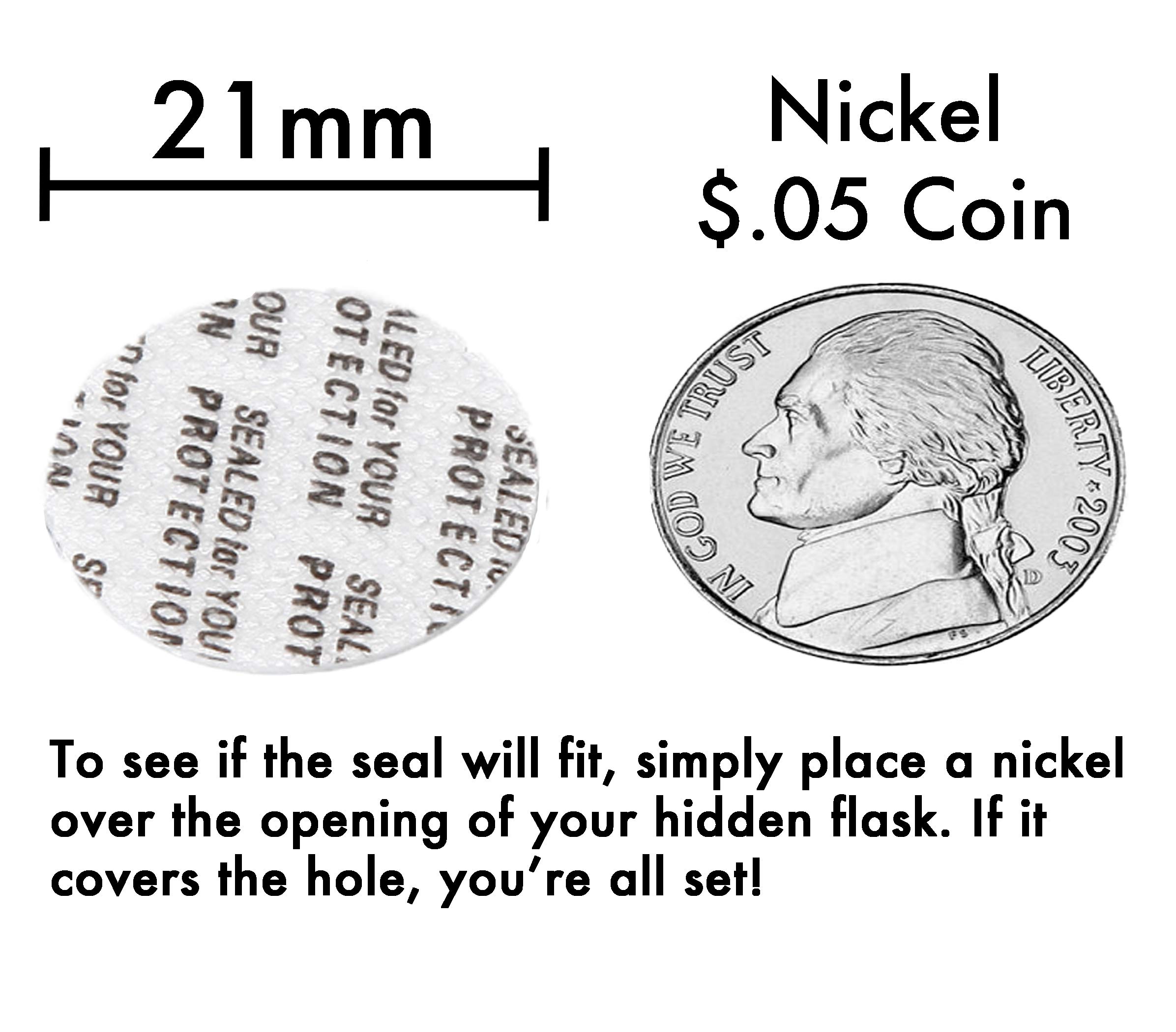 Snapklik.com : Sunscreen Flask Seals - 20 Leakproof Adhesive Foam ...