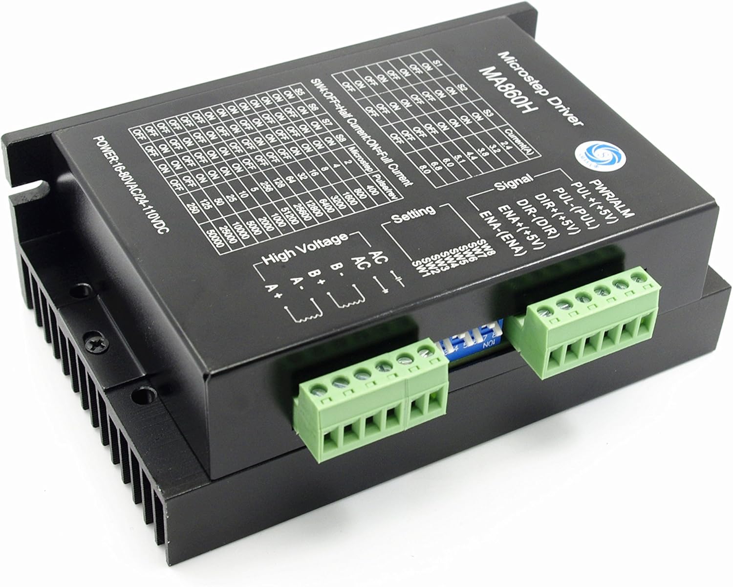 Amazon.com: SMAKN MA860H Upgraded Version 256 Segments 8A DC24-110V ...