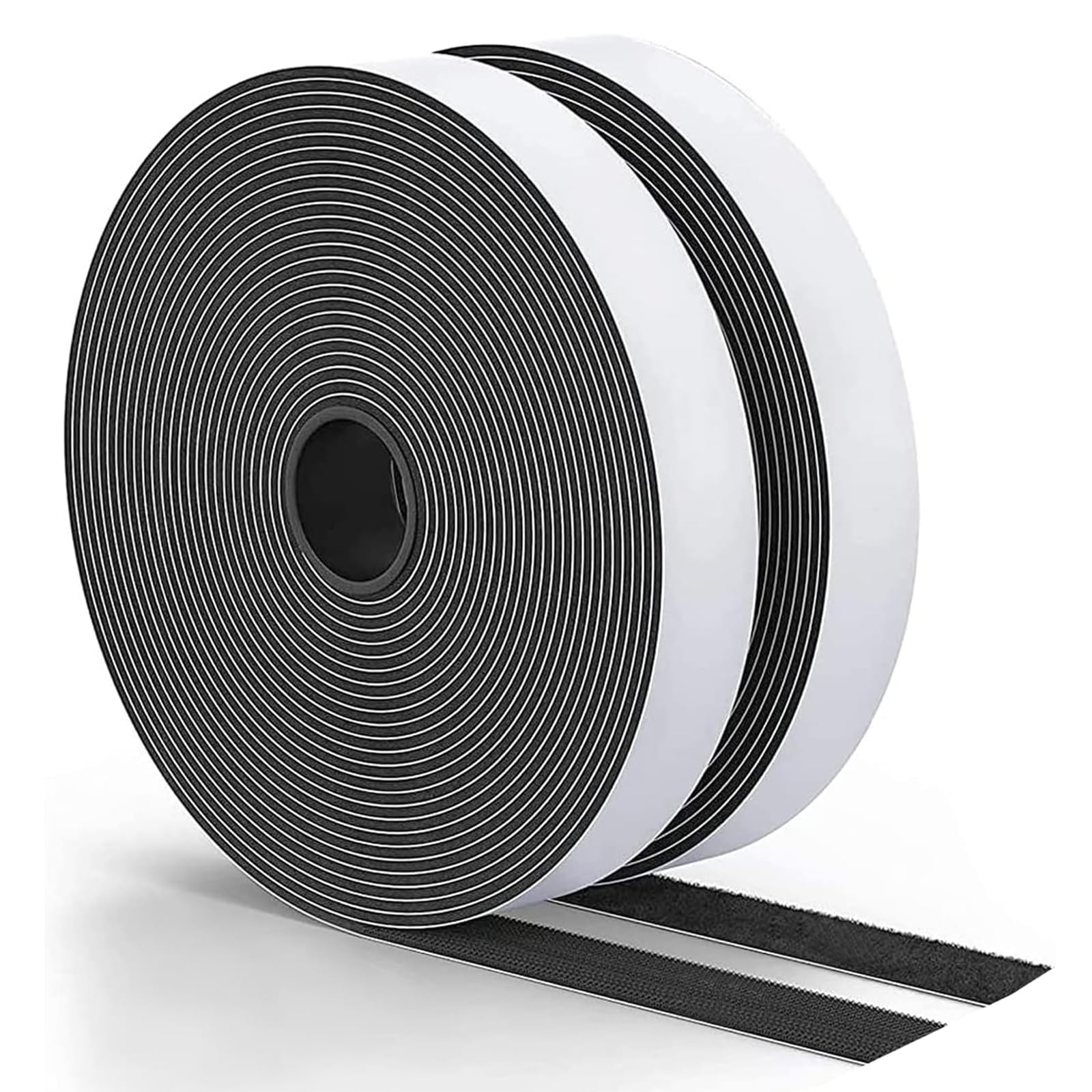 ZCOINS 0.8in x 32.8ft Self-Adhesive Hook and Loop Strip Tape Roll ...