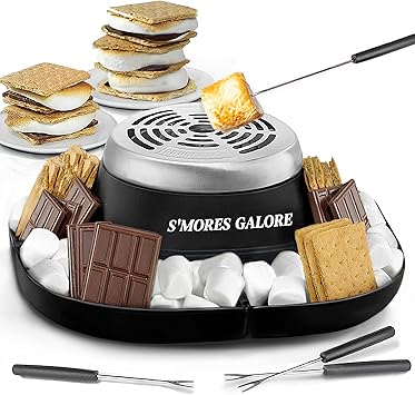 Amazon.com: S'MORES GALORE™ Electric Smores Maker Tabletop Indoor ...