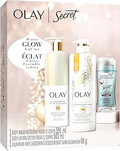 Olay Winter Glow Gift Set with Olay Premium Bodywash with Collagen ...