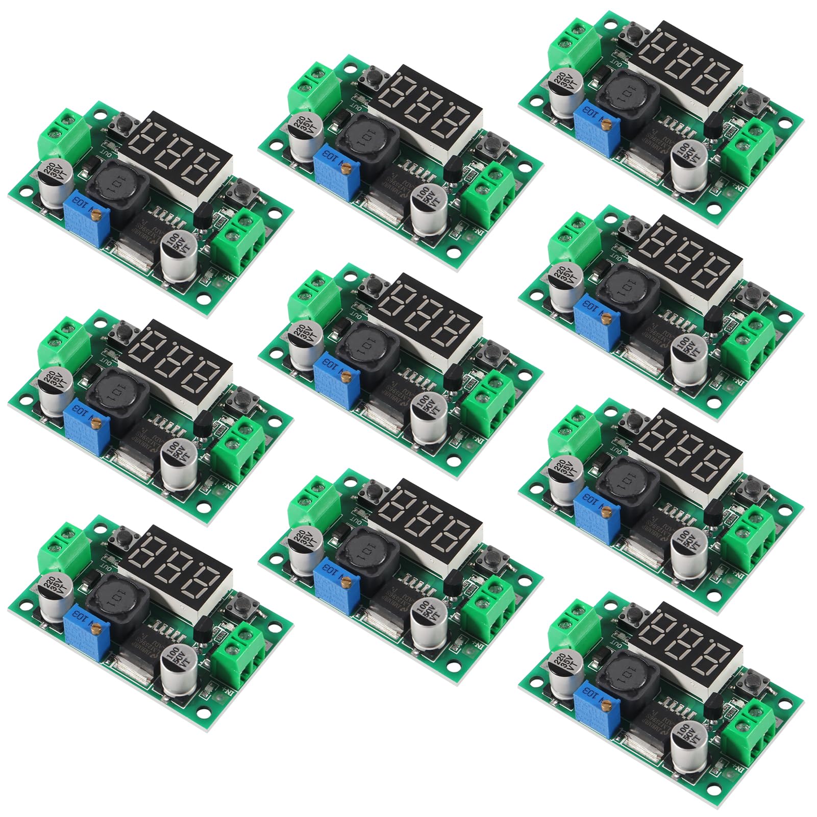 Snapklik.com : AITRIP 10PCS LM2596 LM2596S DC-DC Buck Converter Voltage ...