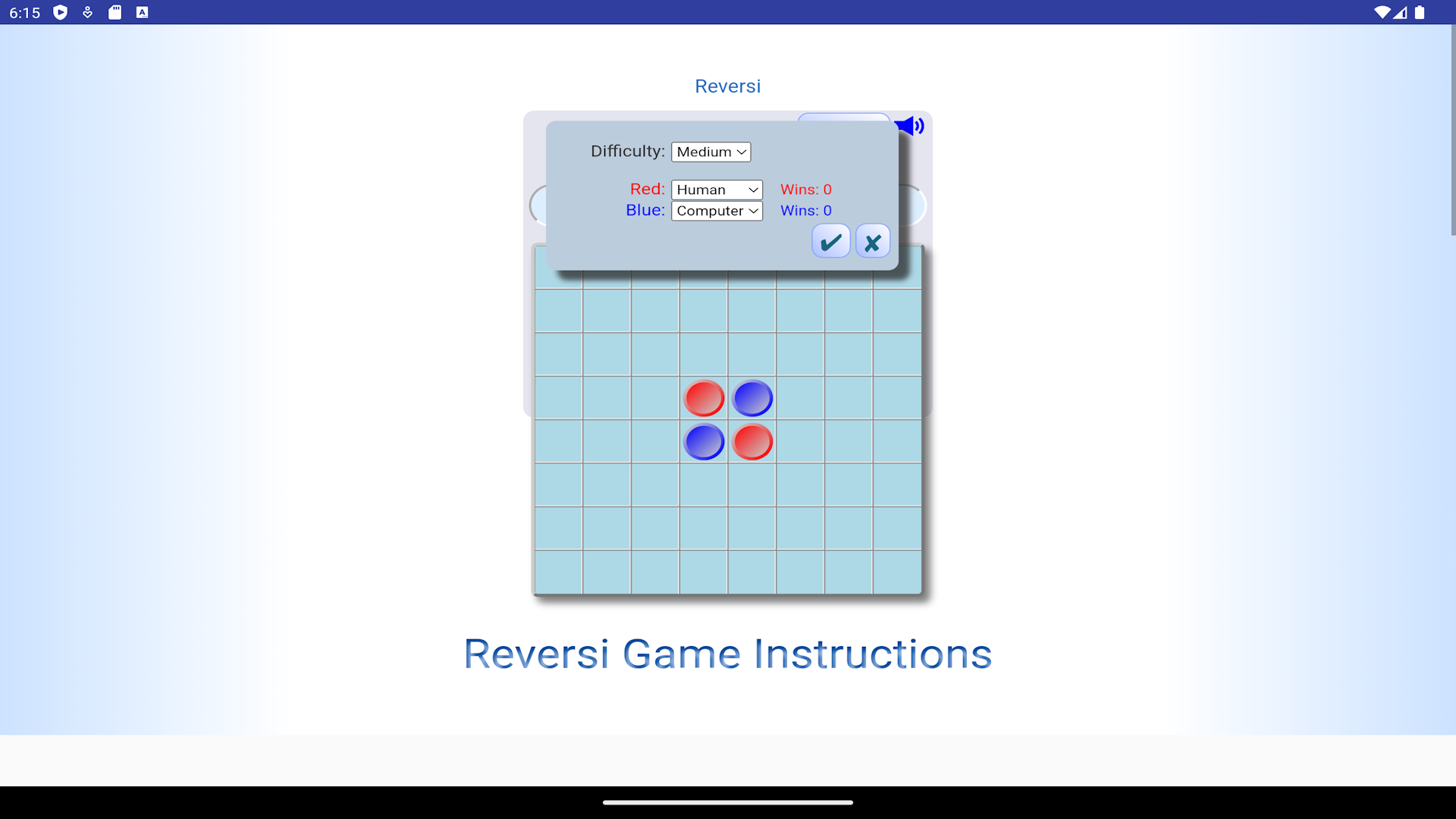 Reversi Game - App on Amazon Appstore