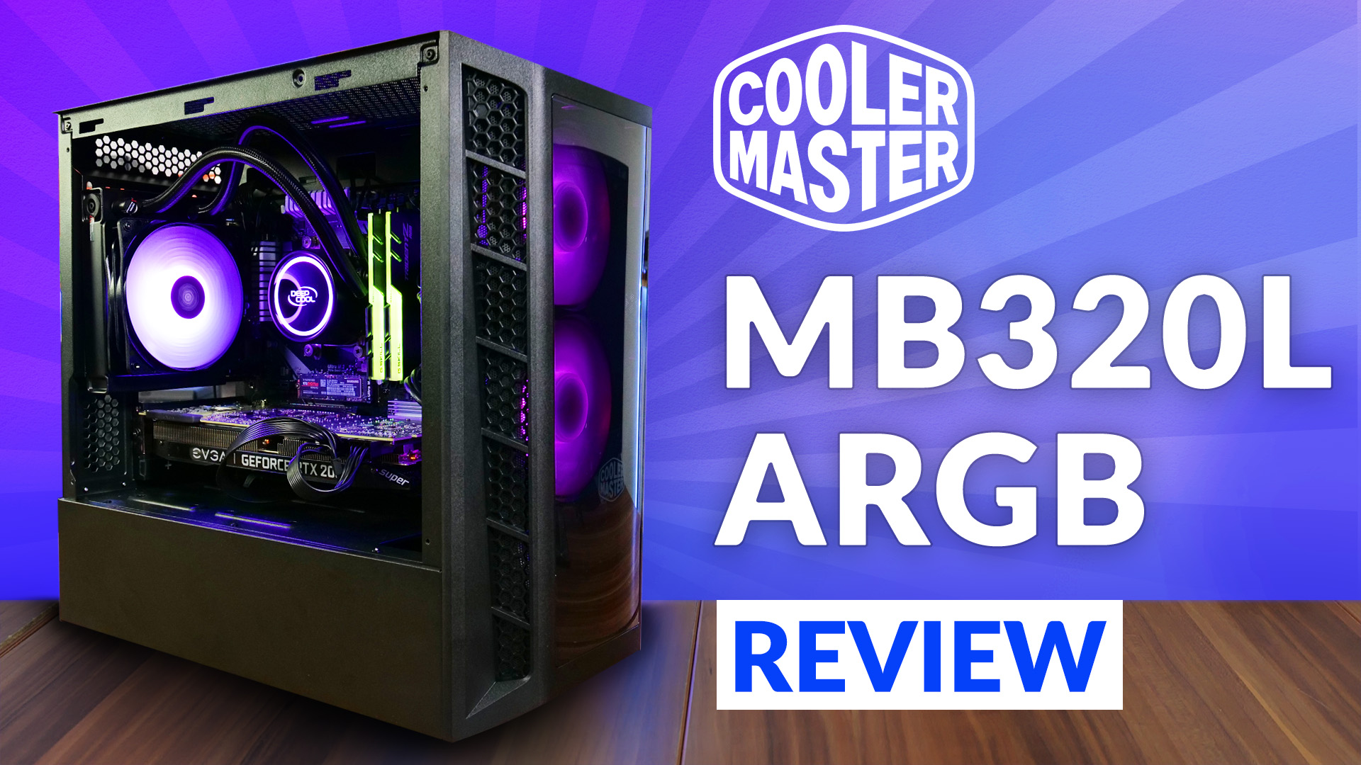 Watch Cooler Master MasterBox MB320L ARGB Review on Amazon Live