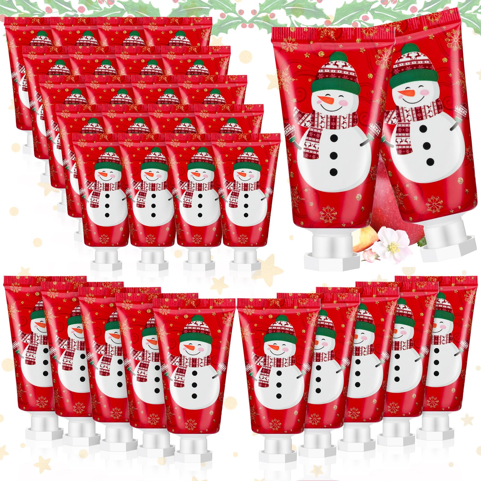 Amazon.com : Heigble 30 Pcs Christmas Hand Cream Gift Bulk Christmas ...