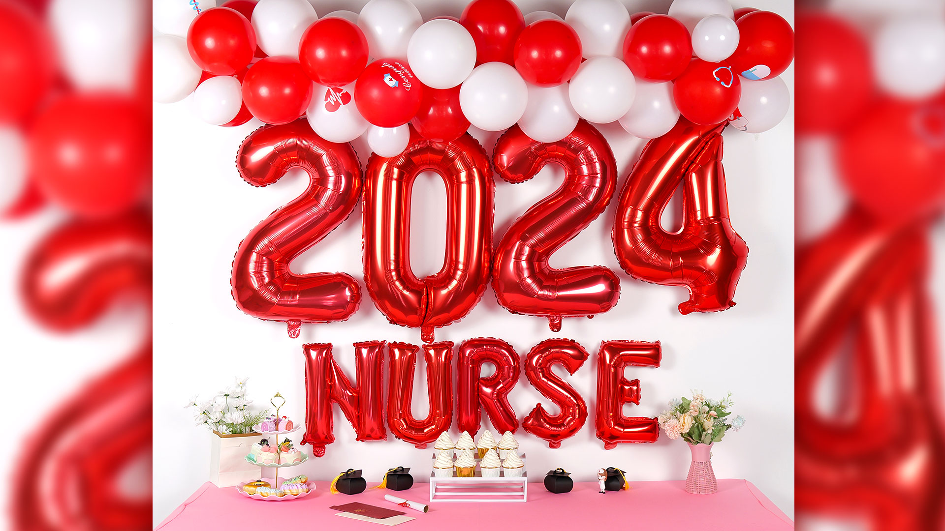 Nursing Party Balloons New Nurse Graduation Party Decorations | RN