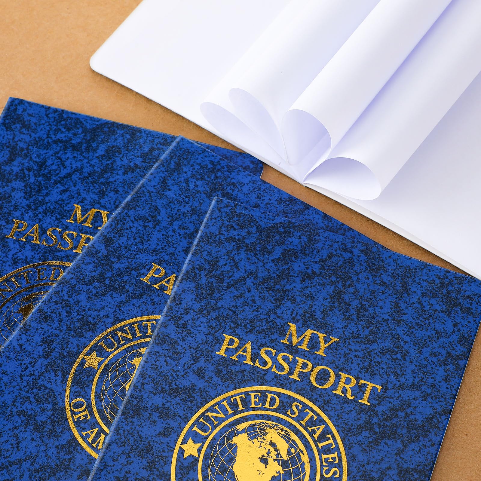 Snapklik.com : Woanger 50 Pcs Blank Passport Book Blue Passport ...