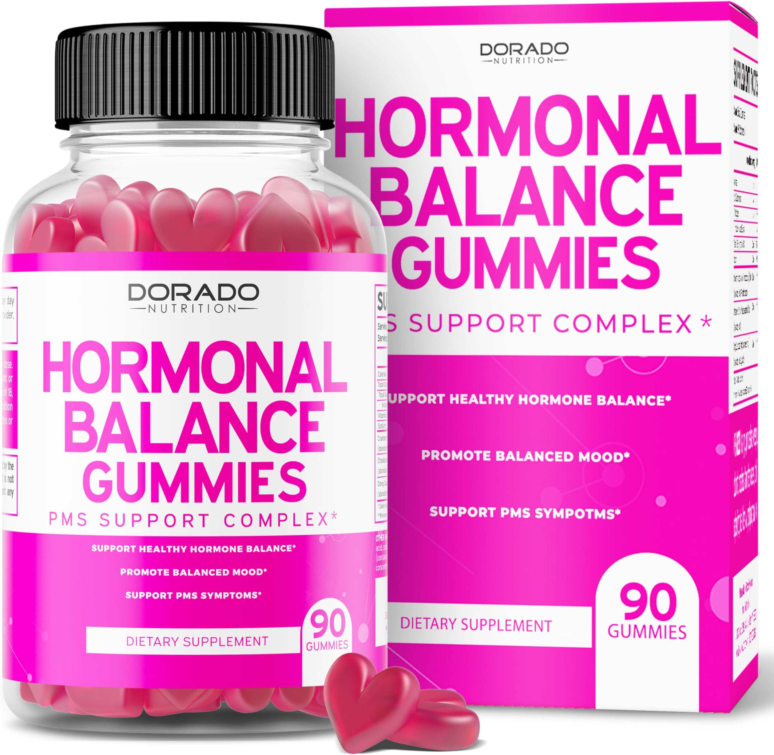 Amazon.com: PMS Gummies (90 Chews), PMS Relief & Natural Hormone ...