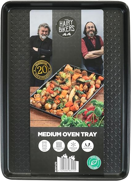 Hairy Bikers Bakeware, Medium Oven Tray, Non-Stick Coating, PFOA Free ...