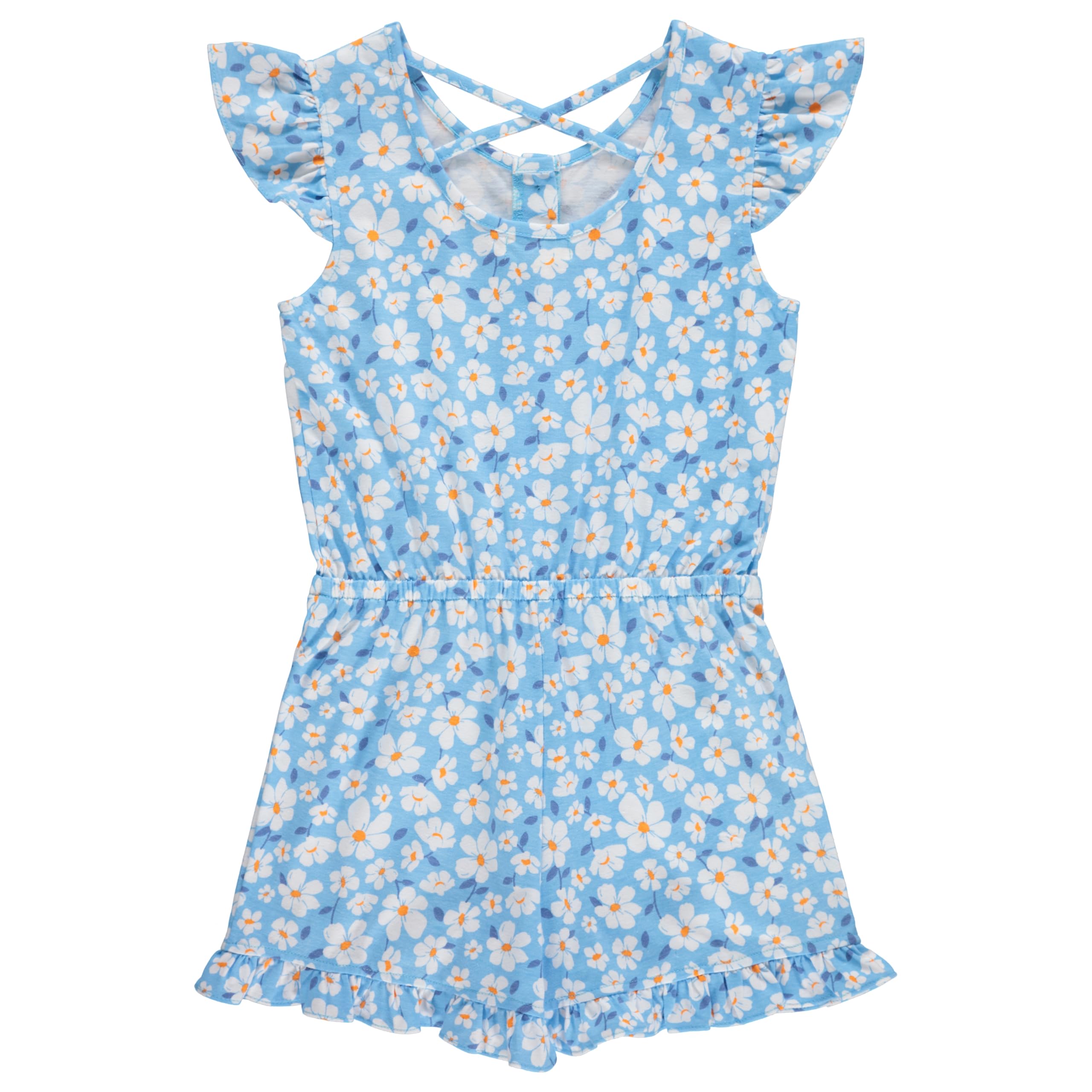 Snapklik.com : 3-Pack Girls Jumpsuits & Rompers Sleeveless & Flutter ...