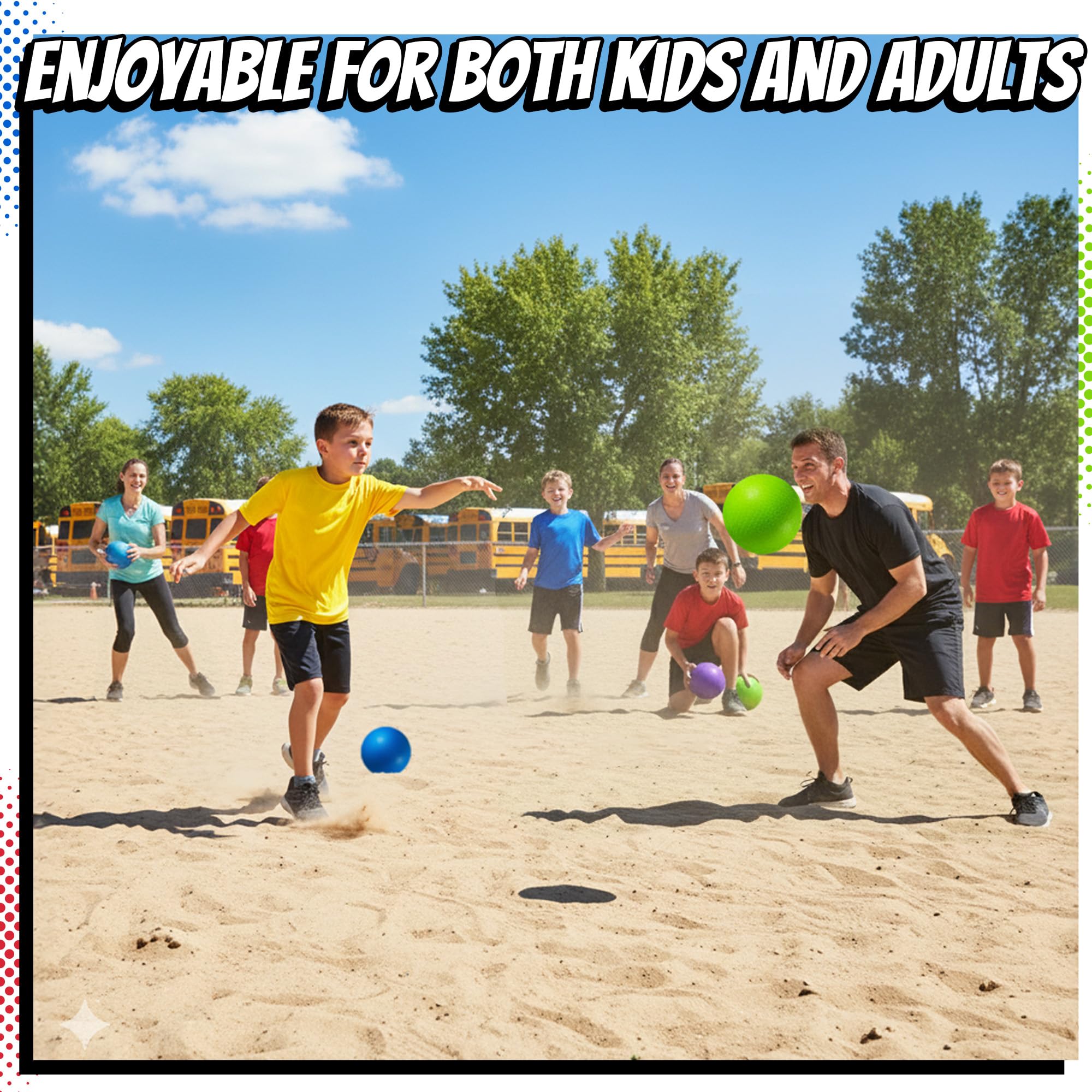 Snapklik.com : Playbolt 7-inch Dodgeballs For Kids & Adults (6 Pack ...