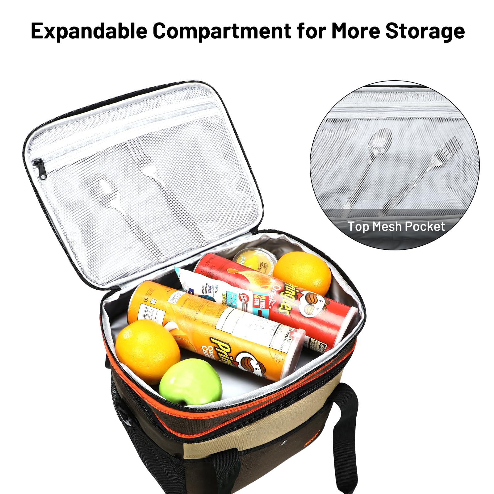 Snapklik.com : MIER Large Lunch Box For Men Insulated Big Lunchbox ...