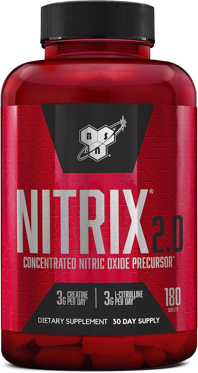 Amazon.com: BSN NITRIX 2.0, Workout Supplement, Nitric Oxide Precursors ...