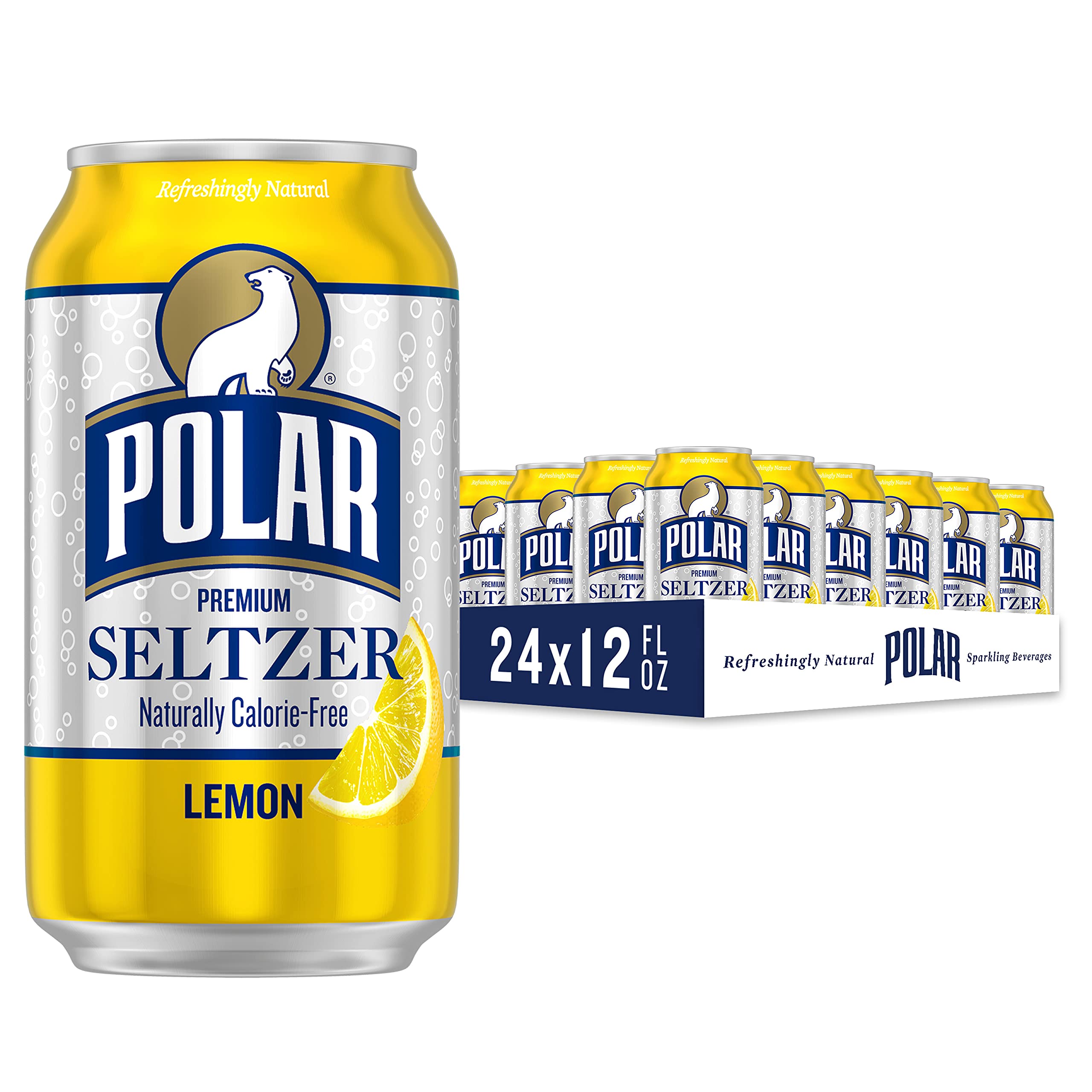 Snapklik.com : Polar Seltzer Water Lemon