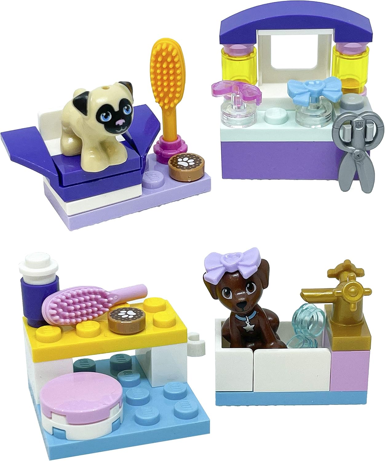Amazon.com: LEGO Friends Accessory Sets: Puppy Dash and Dog Hairdresser ...