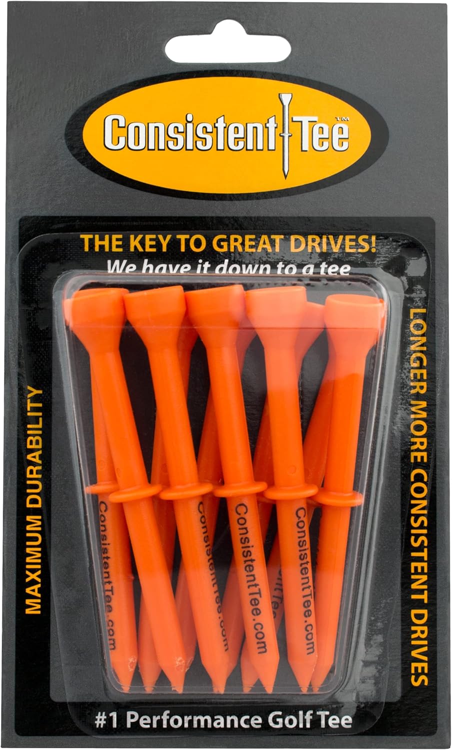 Amazon.com : ProActive Sports Consistent Tee 3 1/4" Pack of 10 Durable ...