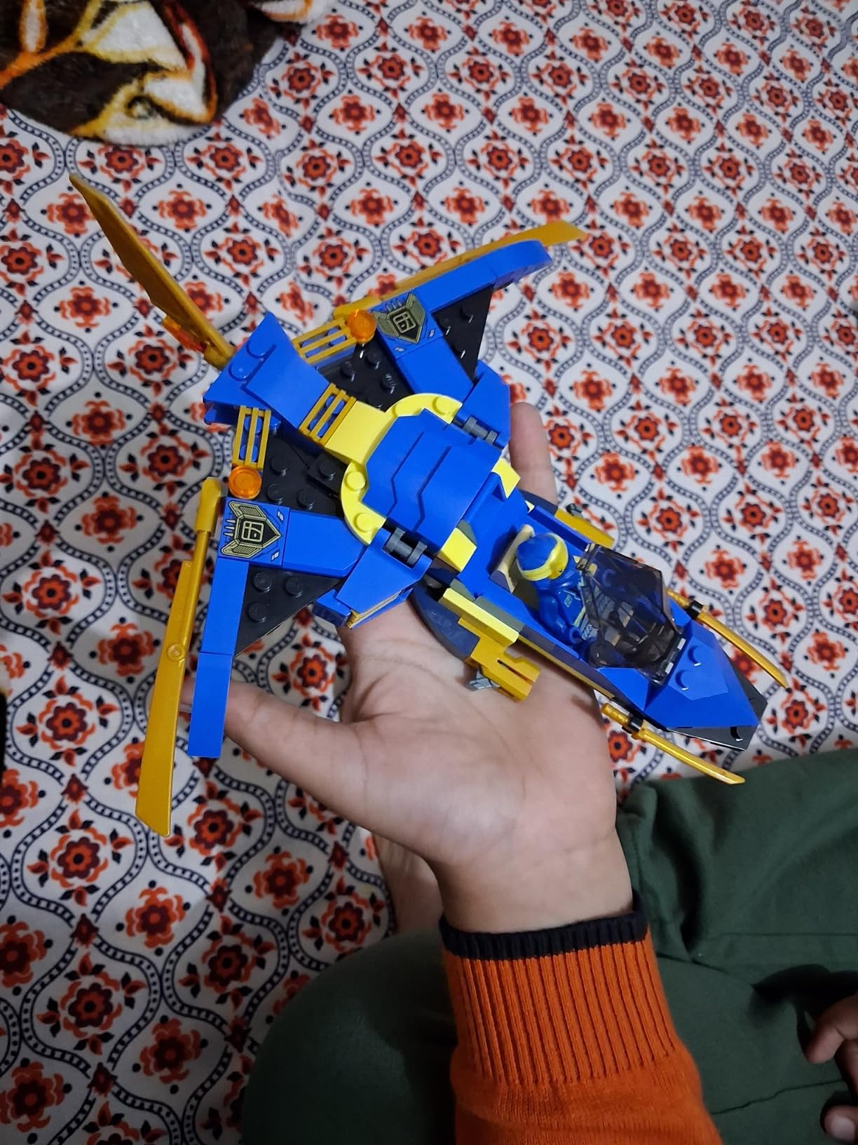 LEGO NINJAGO Jay’s Lightning Jet EVO 71784 Building Toy Set with a ...