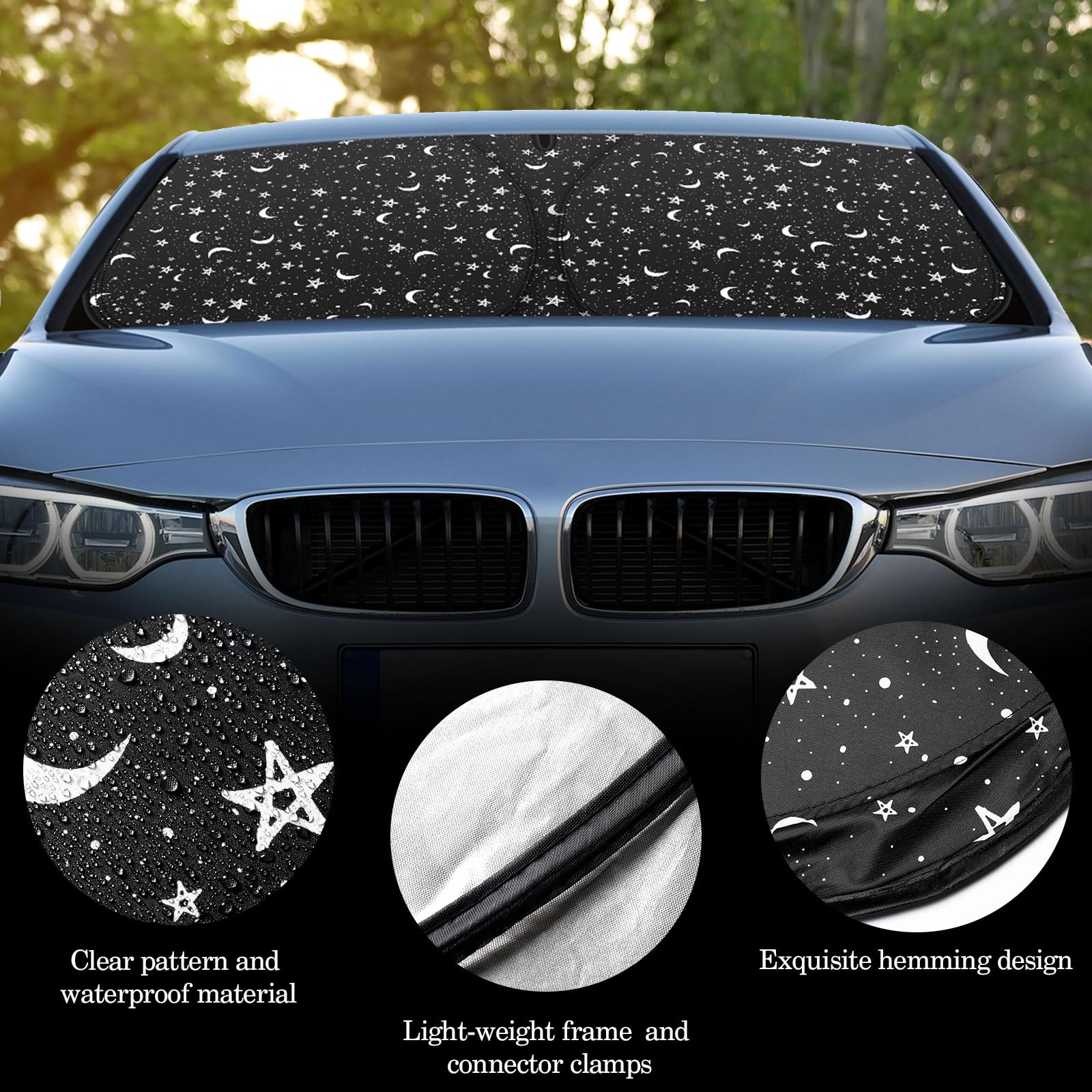 Snapklik.com : Woanger Windshield Sun Shade Foldable Car Front Window ...