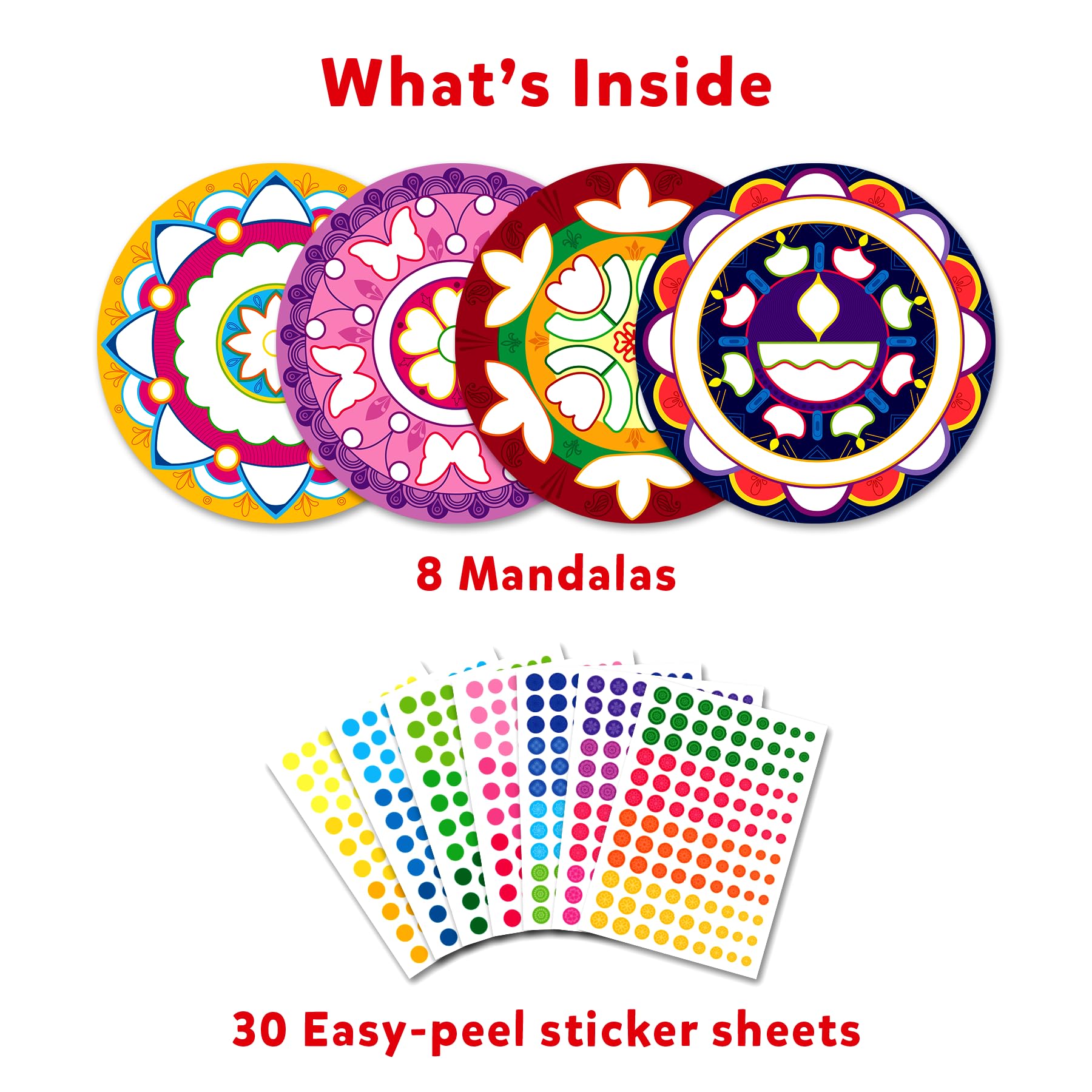 Dot It Sticker Art Skillmatics Dot Art Bundle - Mandala & Animals ...