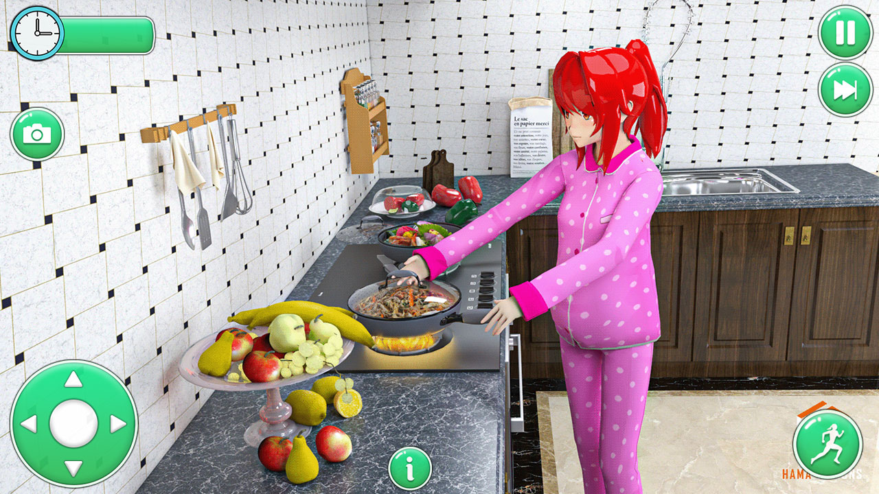 Anime Virtual Pregnant Mom Life Simulator 3D Games 2024:Anime ...