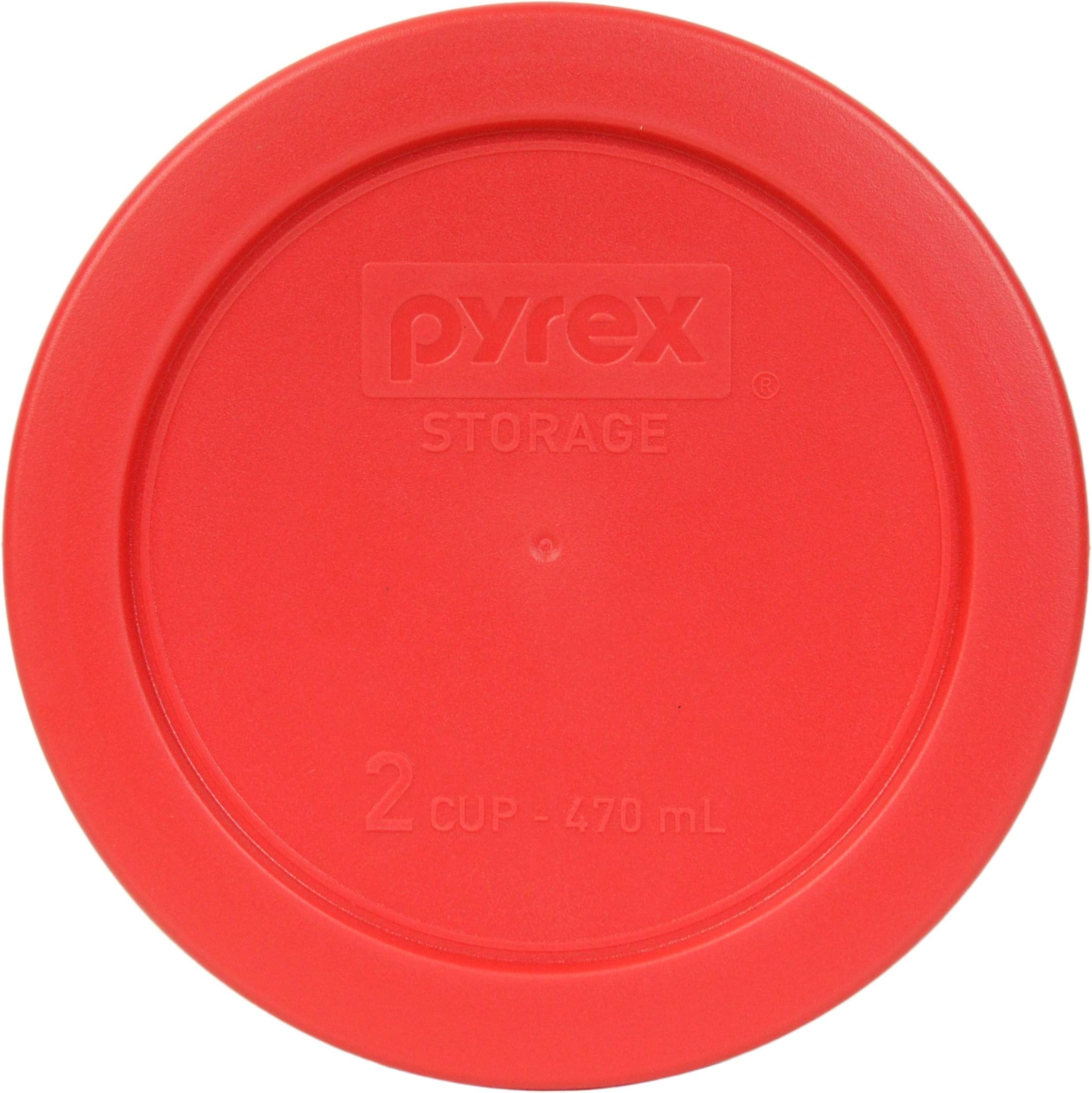 Amazon.com: Pyrex 2 Cup Round Storage Cover #7200-pc for Glass Bowls ...