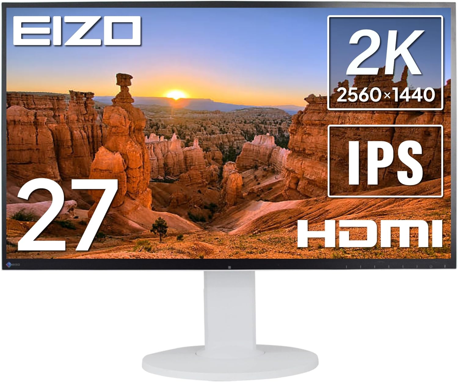 Amazon.co.jp: 【整備済み品】 EIZO FlexScan EV2750 27インチ カラー液晶モニター 2K 2560x1440 ...