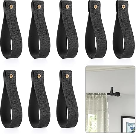 Amazon.com: Sumnacon Leather Wall Hanging Strap, 8 Pcs Wall Mounted ...
