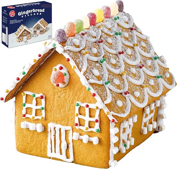 Gingerbread House Kit for Christmas - Large | Includes Pre-Baked ...