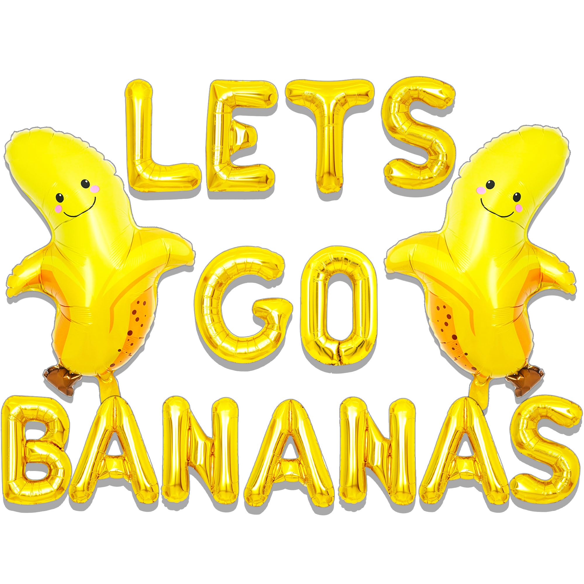 Amazon.com: Lets Go Bananas Balloons Lets Go Bananas Birthday ...
