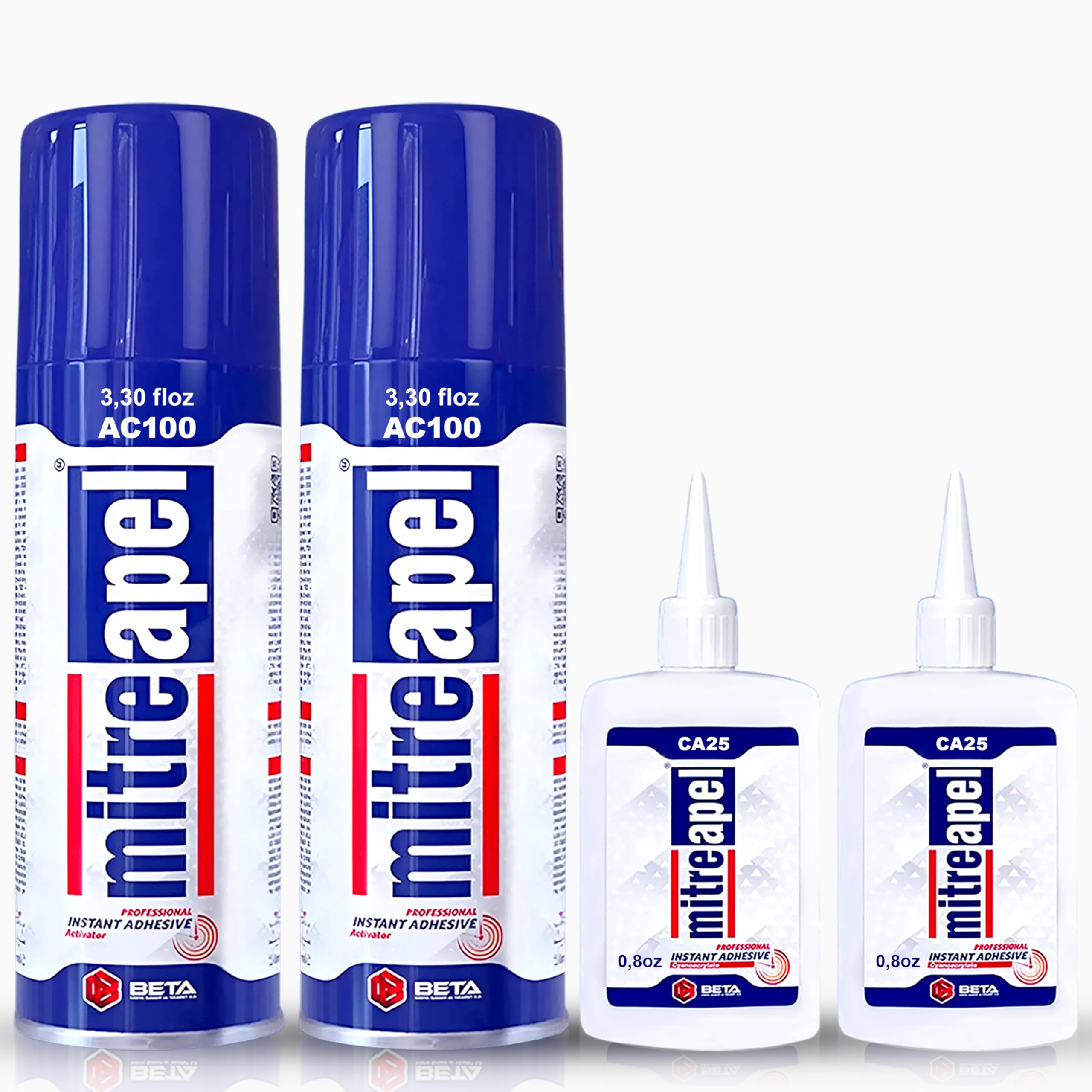 Wood Glue For Furniture Heavy Duty MITREAPEL Super CA Glue Kit With ...