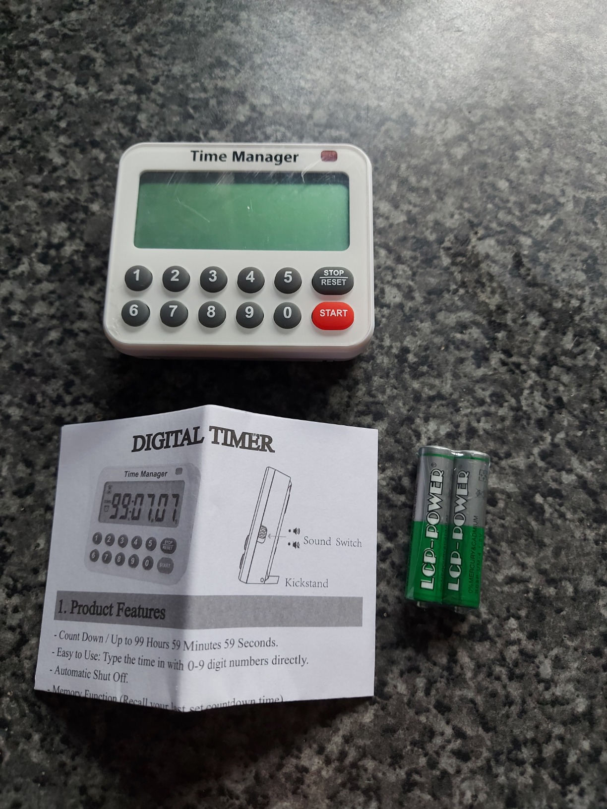 Digital Countdown Kitchen Timer - AIMILAR Magnetic Count Up Down Direct ...